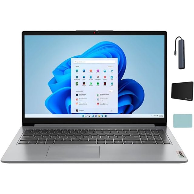 Lenovo IdeaPad 1i 15.6" Full HD Touchscreen Laptop, Intel Core i3-1215U ...
