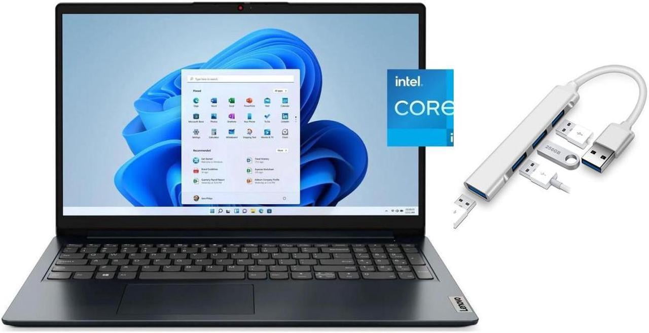 Lenovo IdeaPad 1i 15.6 inch FHD Laptop | Intel Core i5-1235U | Intel ...