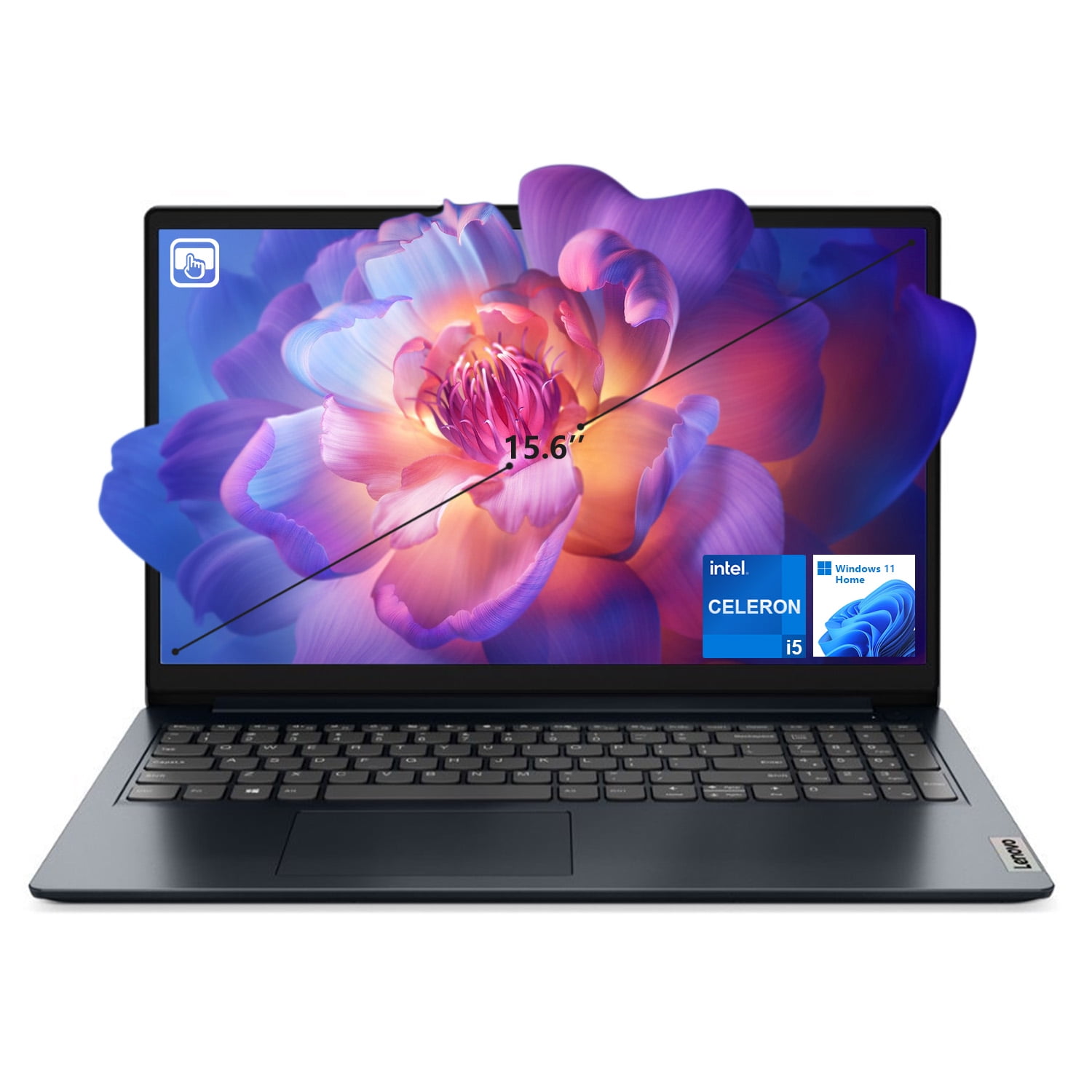 Lenovo IdeaPad 1i Laptop, 15.6" FHD Touchscreen, Intel Core i5-1235U ...