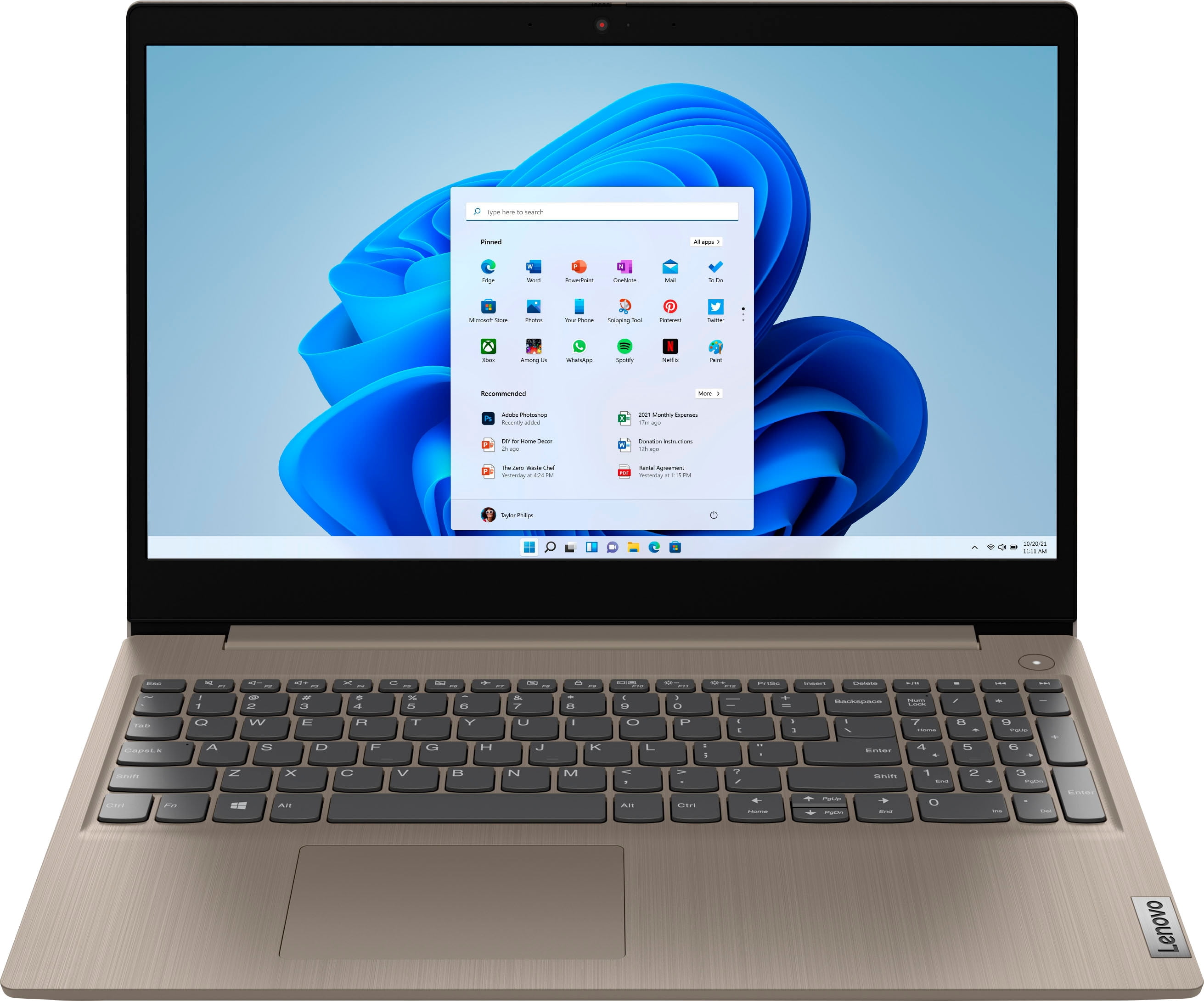 Lenovo IdeaPad 3 15ITL05 Home/Business Laptop (Intel i3-1115G4 2-Core ...