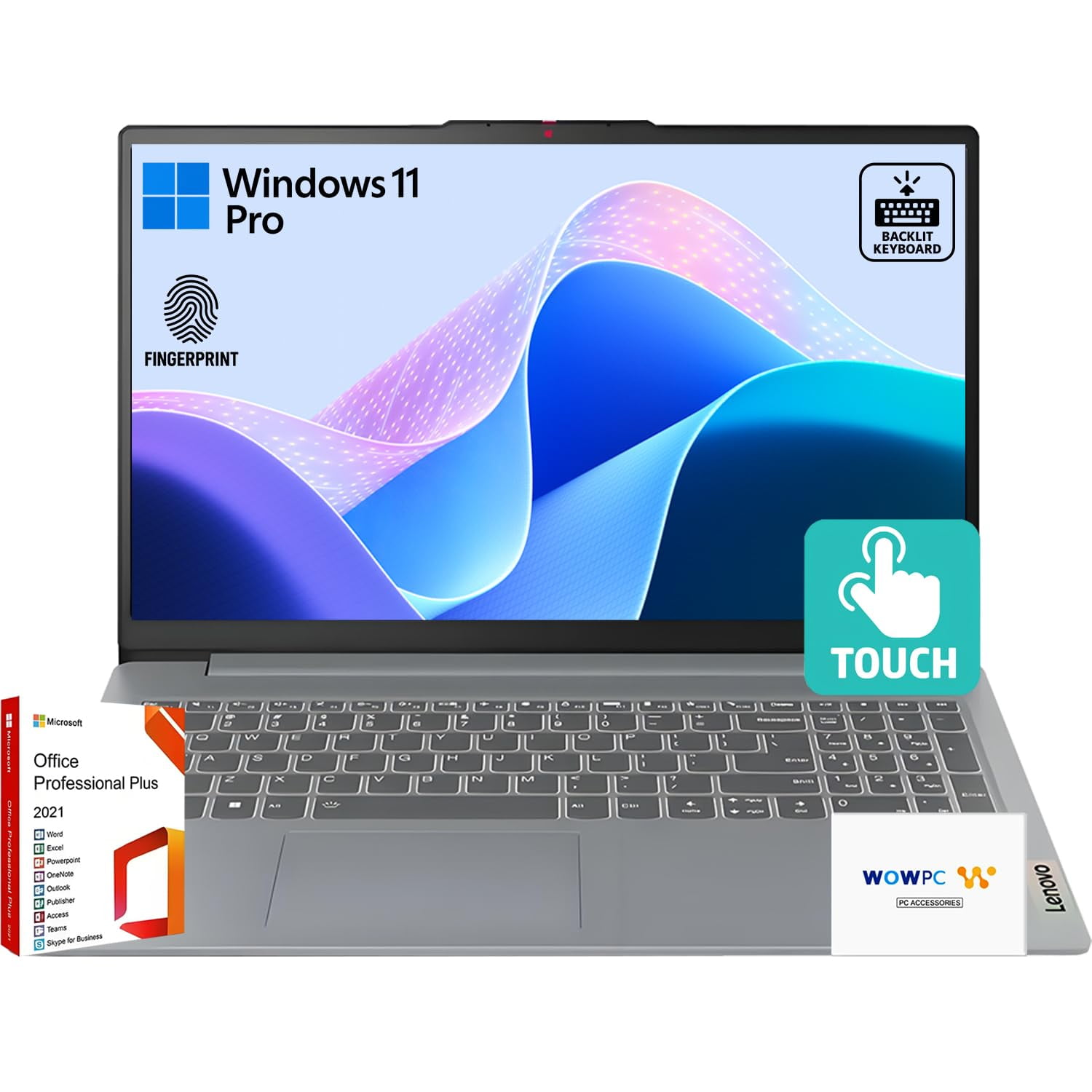 Lenovo IdeaPad 3 Business Laptop, Touchscreen, Backlit Keyboard, Intel ...