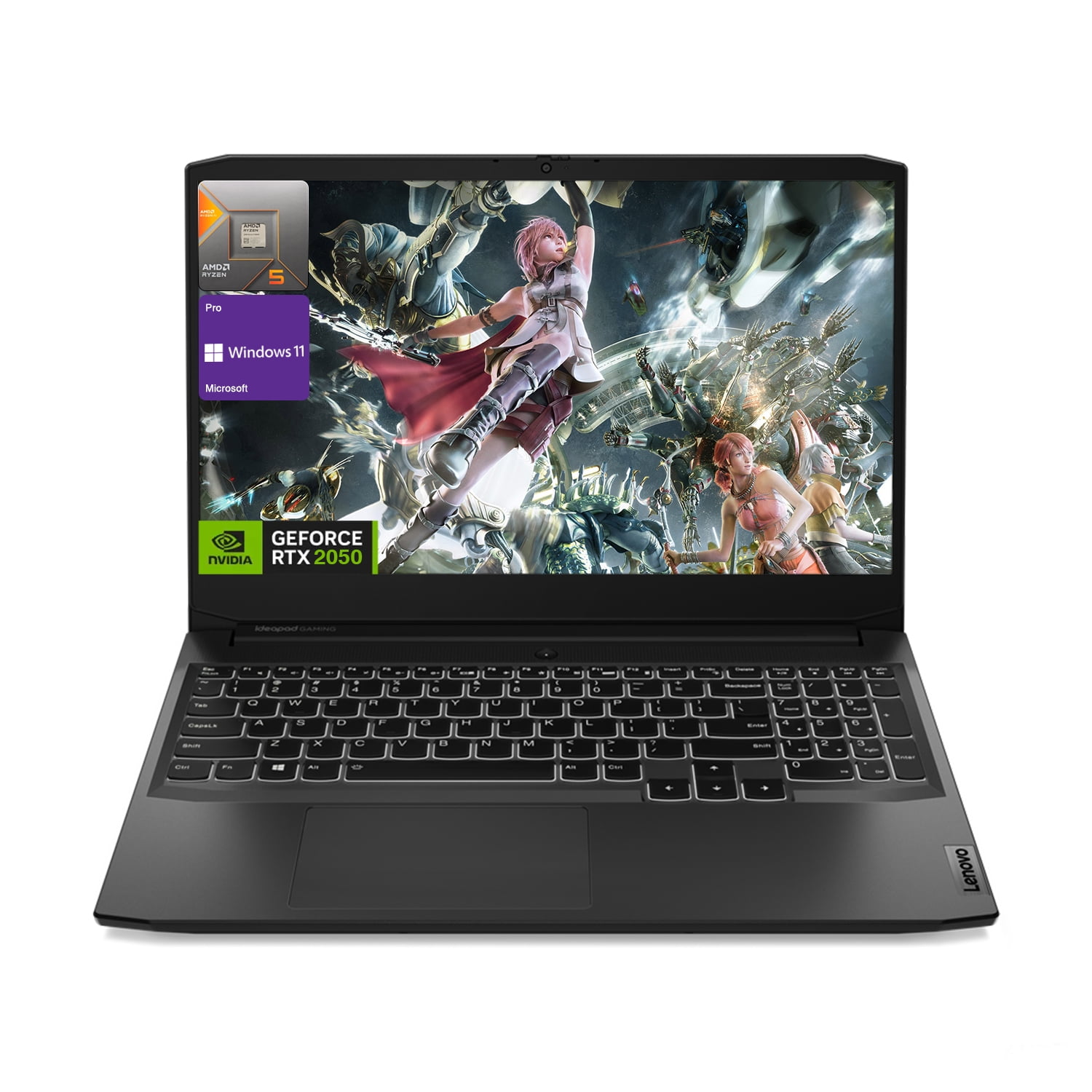 Lenovo IdeaPad 3 Cooling Mastery Gaming Laptop, 15.6" FHD, AMD Ryzen 5 ...
