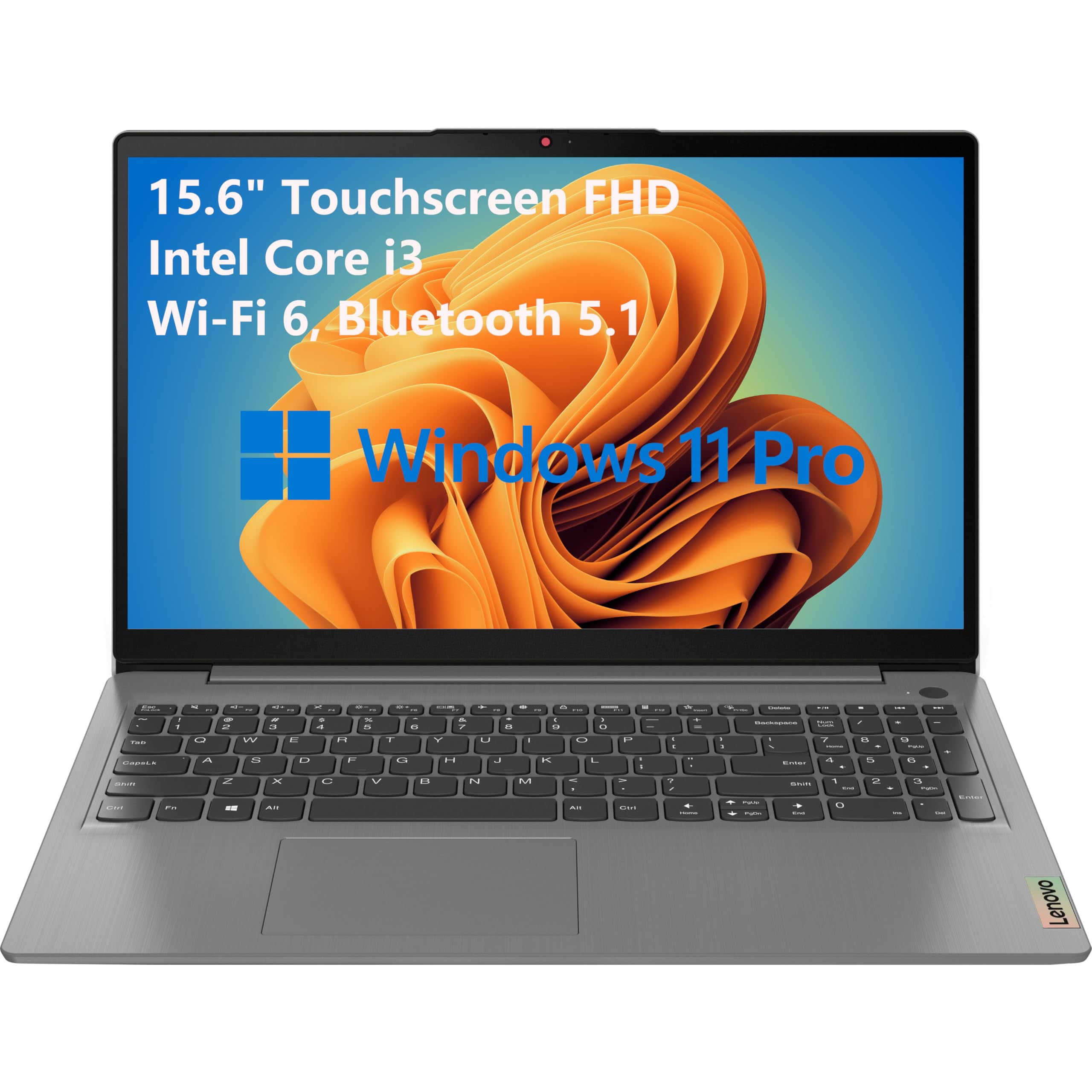 Lenovo IdeaPad 3i 15.6" Touchscreen FHD Business Laptop Computer, Intel ...