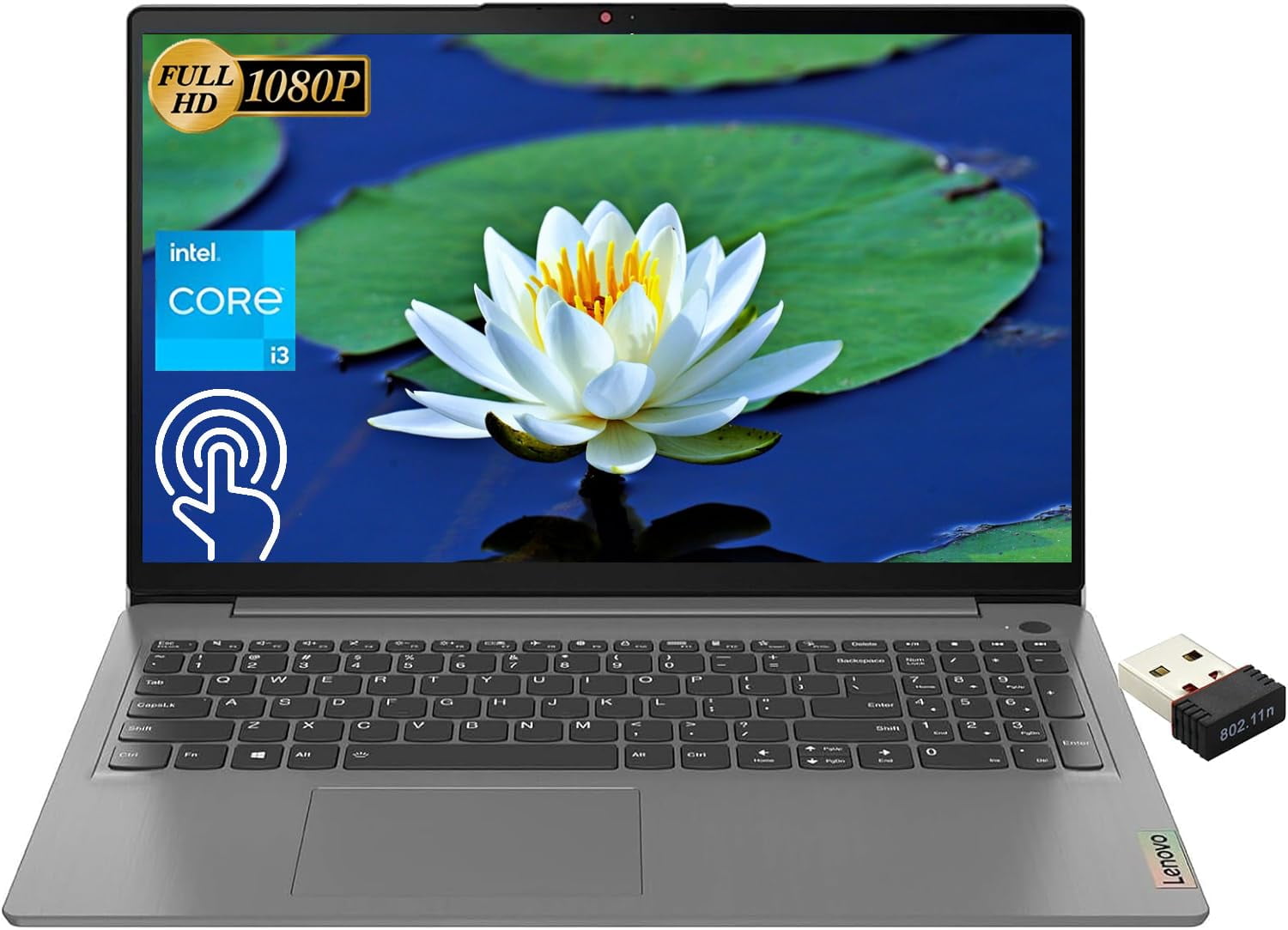 Lenovo IdeaPad 3i Touchscreen Laptop - 15.6" FHD Display, Intel Dual-core i3-1115G4 Processor ...