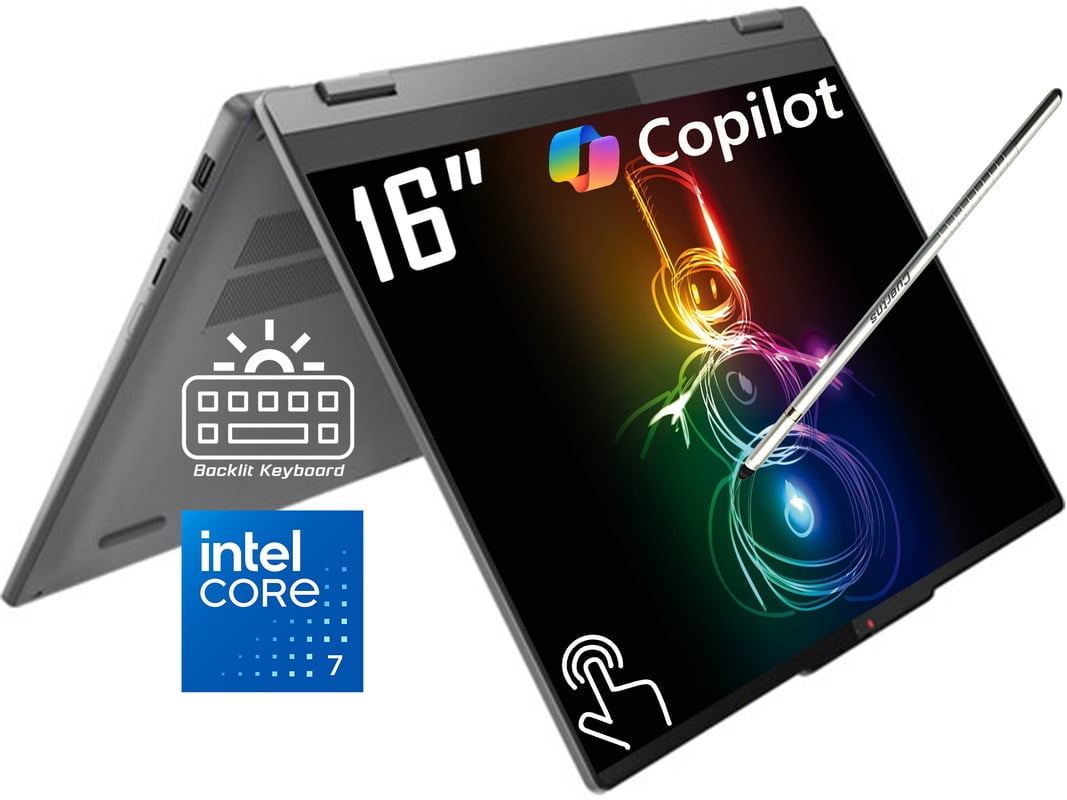 Lenovo IdeaPad 5i 2-in-1 Multi-Touch Laptop, 16" 1920 x 1200 IPS ...