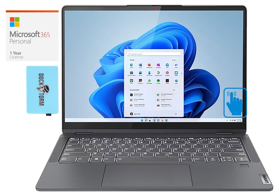 Lenovo IdeaPad Flex 5 Home/Business 2-in-1 Laptop (AMD Ryzen 7 5700U 8 ...