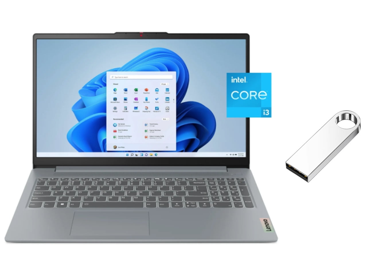 Lenovo IdeaPad Slim 15.6" FHD Laptop | Intel Core i3-N305 Processor ...