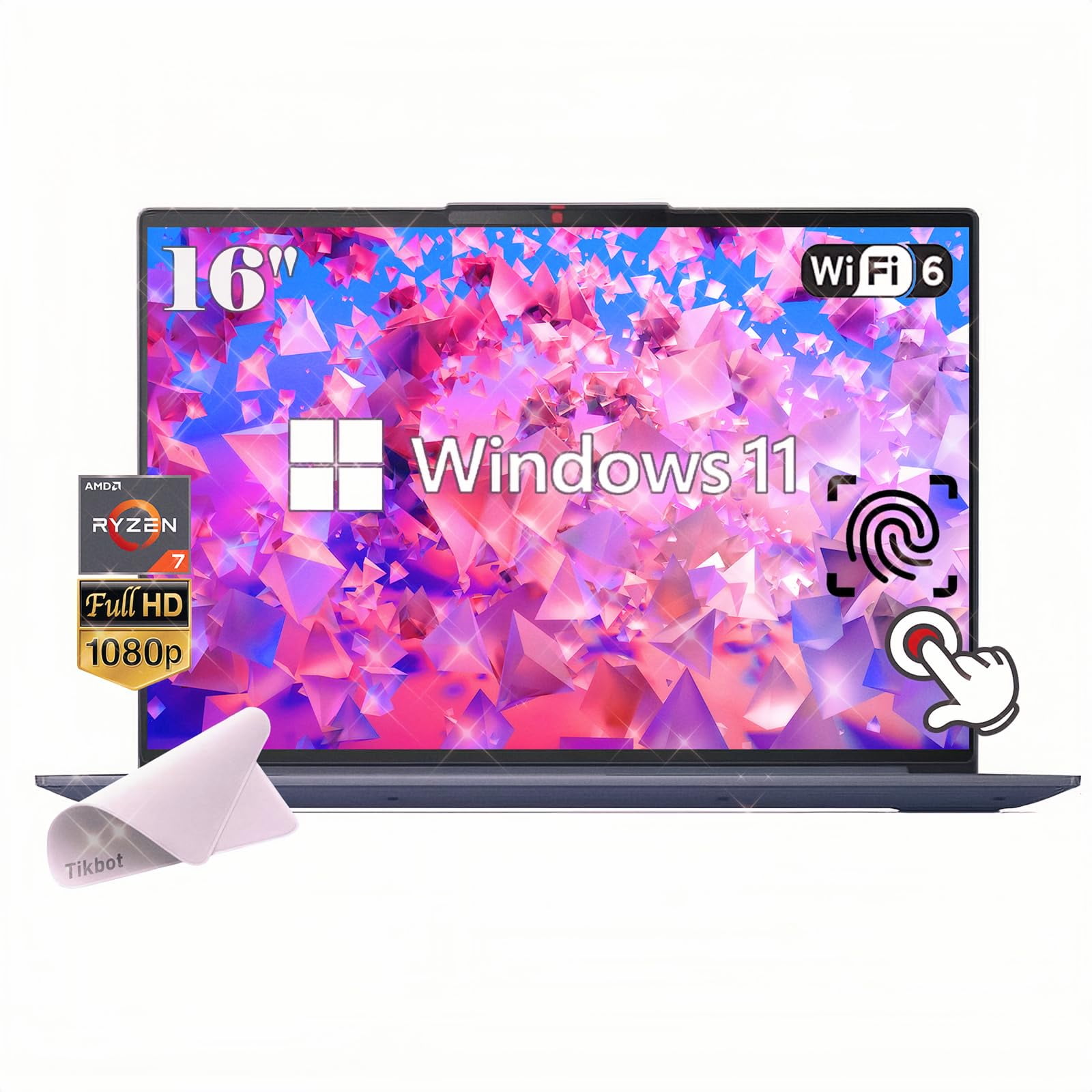 Lenovo IdeaPad Slim 5-16" Touchscreen Laptop - AMD Ryzen 7 PRO 7730U ...