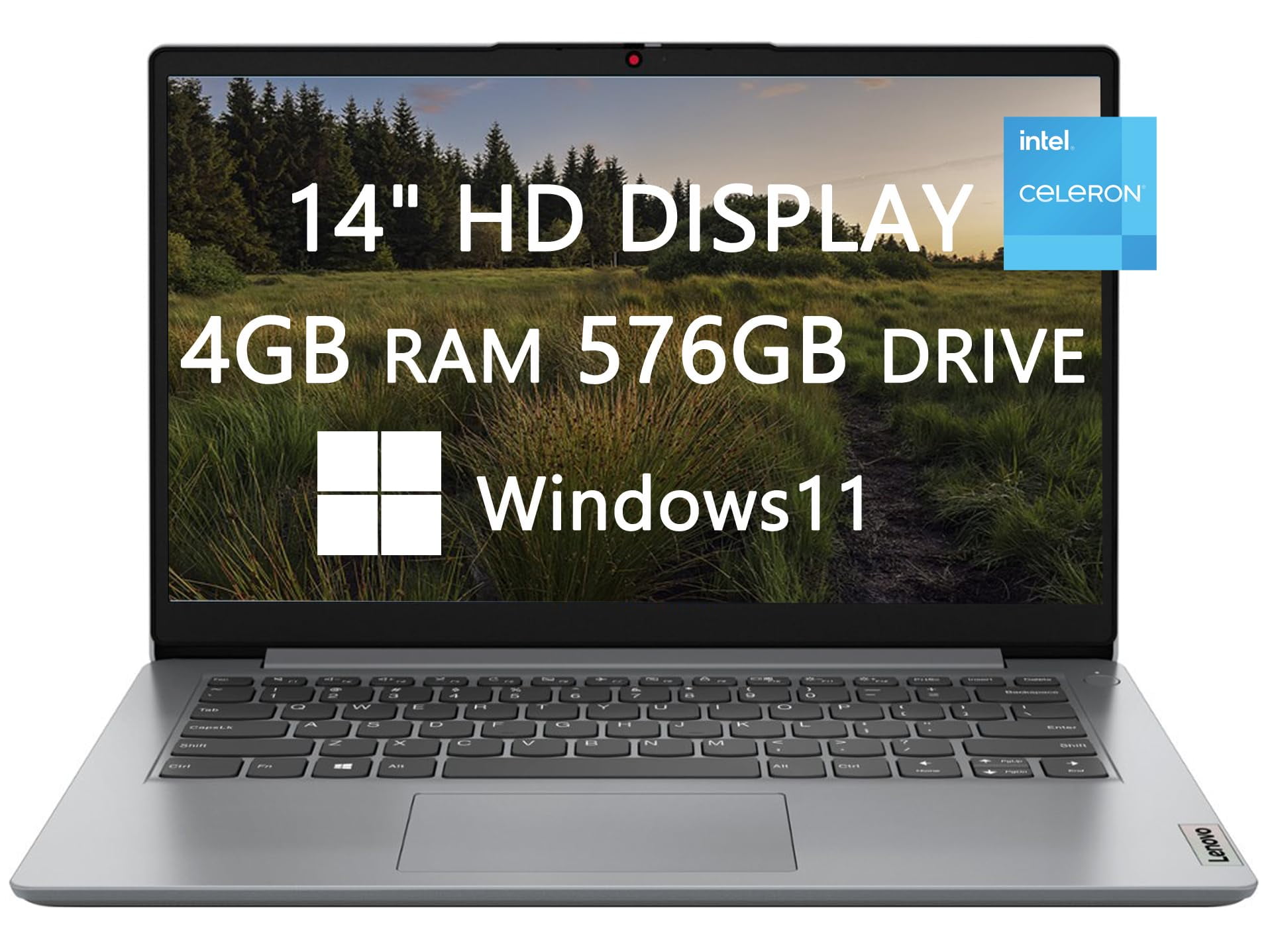 Lenovo Ideapad 1 14" HD Laptop for College Student & Business, Intel ...