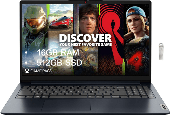 Lenovo - Ideapad 1 15.6" Full HD Touchscreen Laptop - Ryzen 5 7520U ...