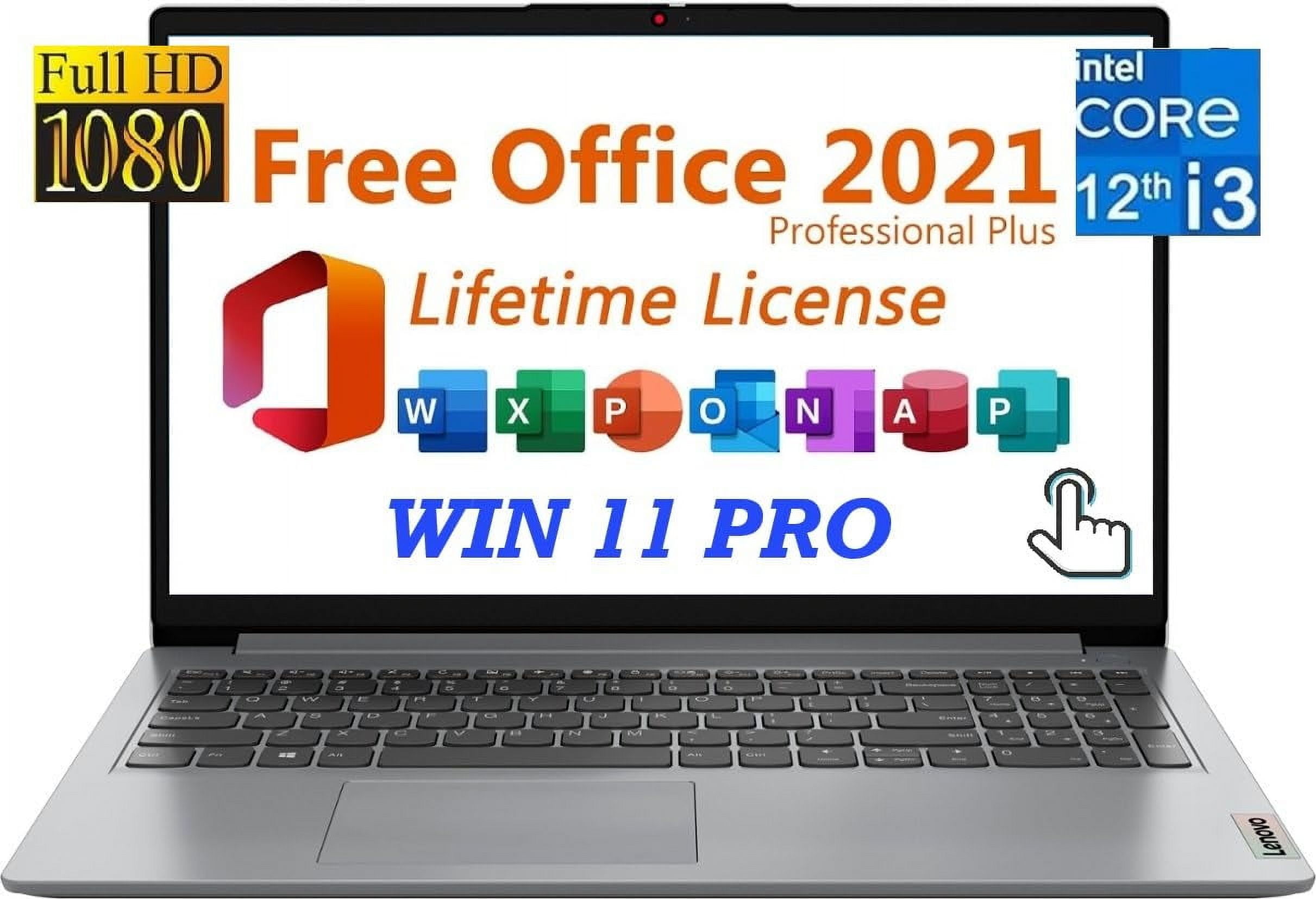 Lenovo Ideapad 1i Newest for Business & Student, with Lifetime Office ...