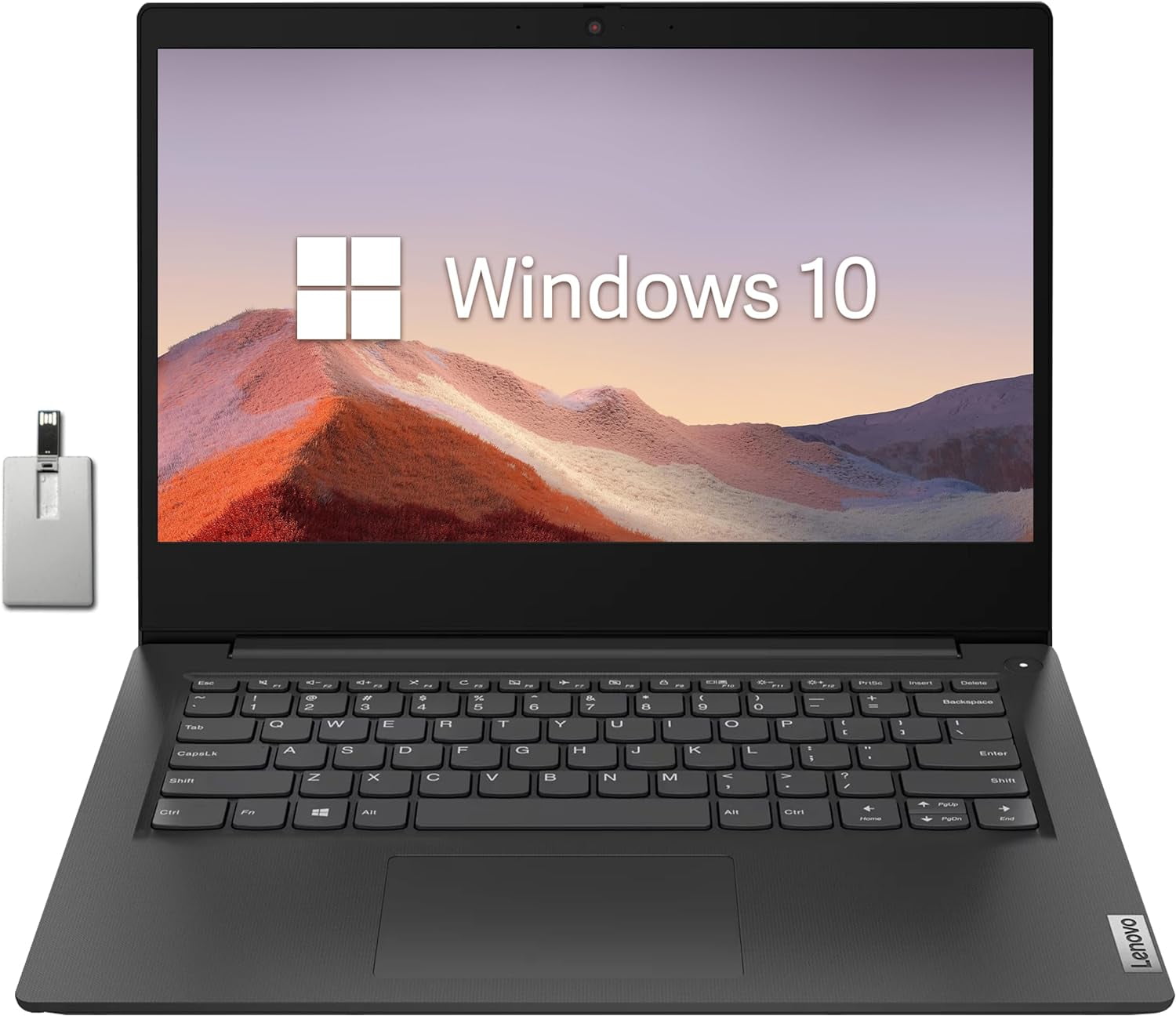 Lenovo Ideapad 3 14" HD Laptop, Intel Pentium Gold 6405U, 4GB RAM ...