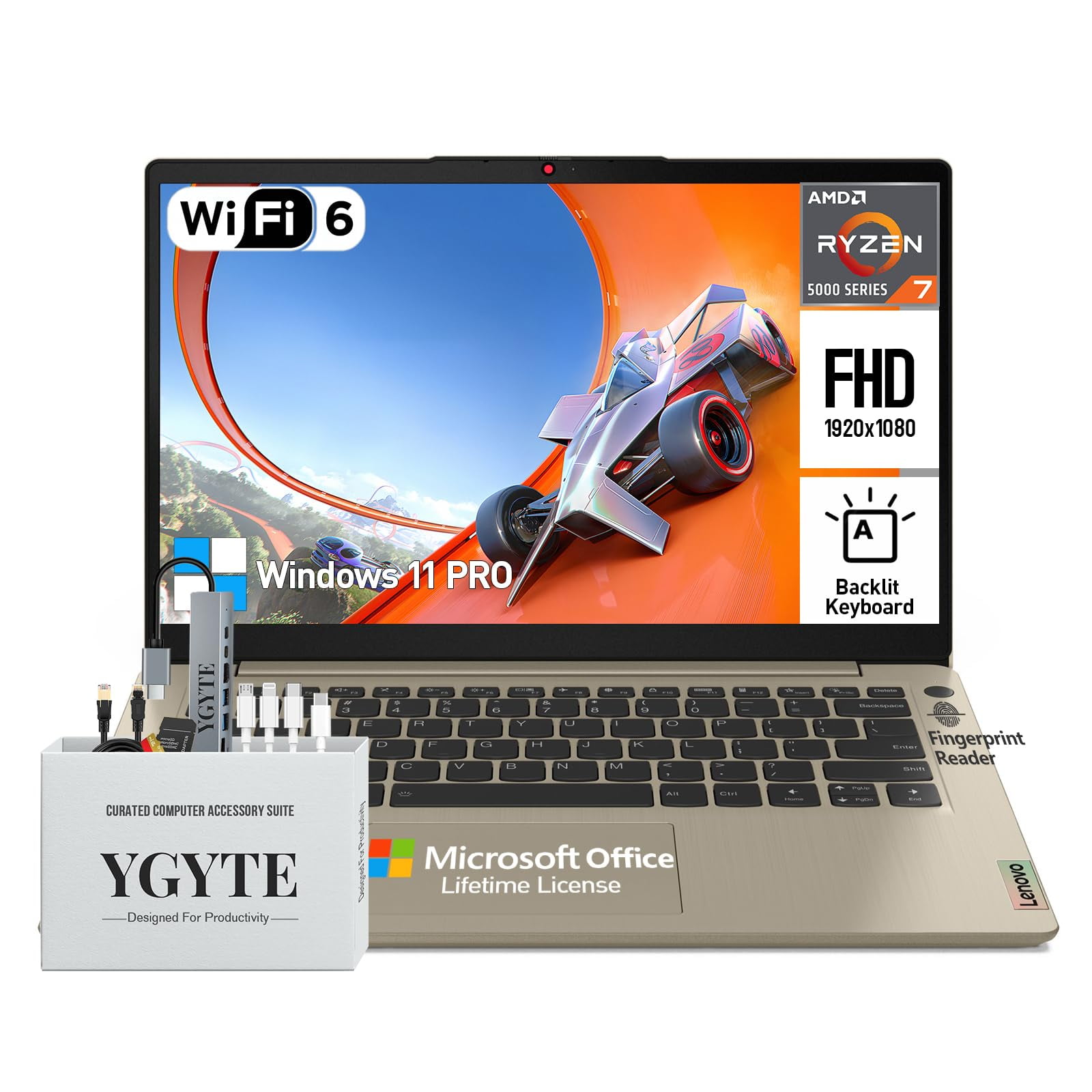 Lenovo Ideapad 3 Laptop Computer, FHD IPS Thin Lightweight 14 Inch ...