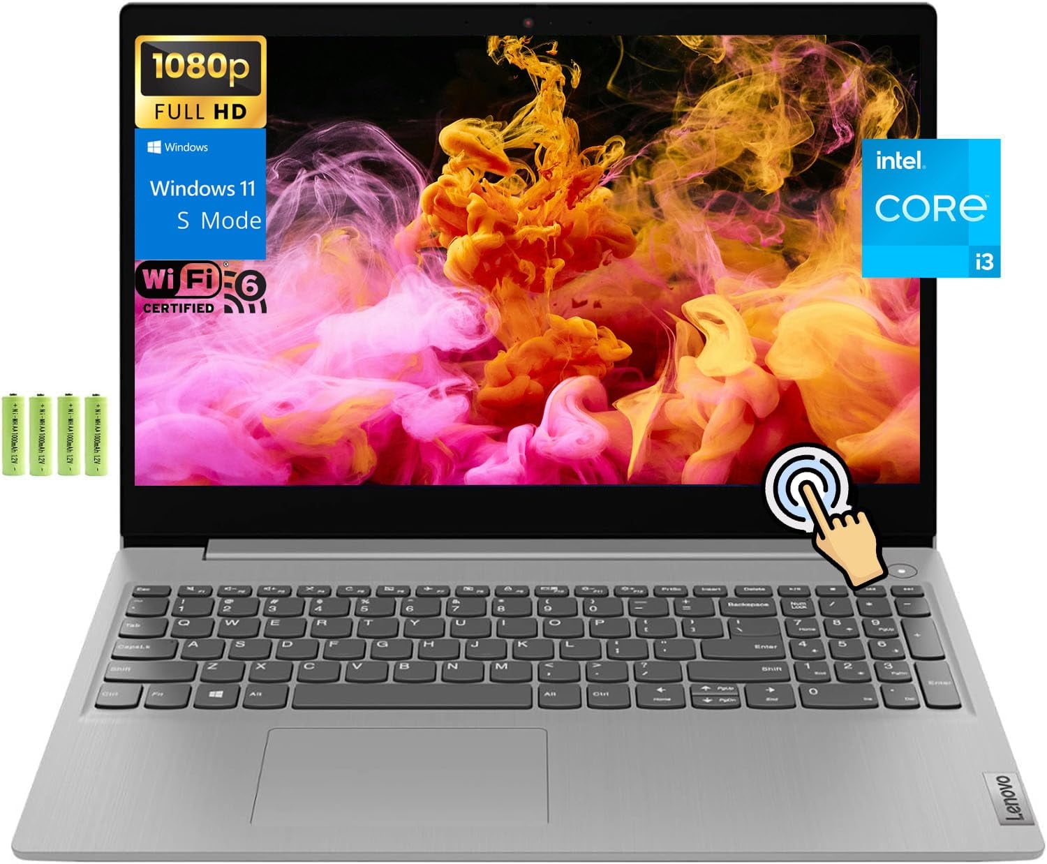 Lenovo Ideapad 3i 15 15.6" FHD Touchscreen Laptop, 11th Dual-Core i3 ...