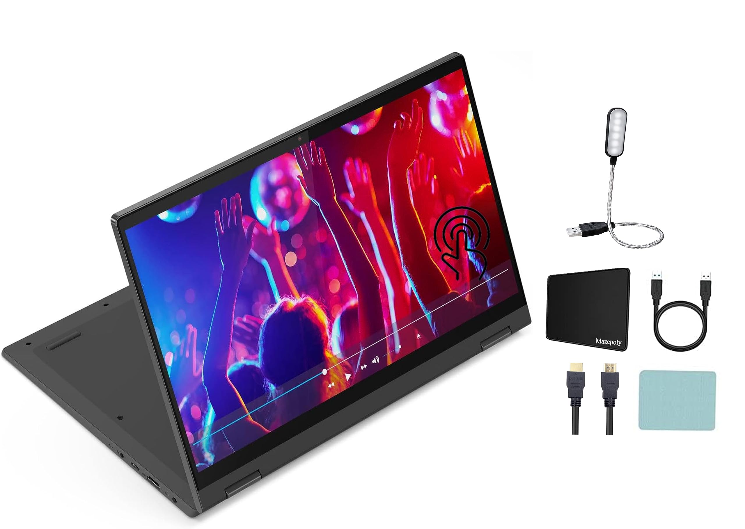 Lenovo Ideapad Flex 5i 14" FHD 2-in-1 Touchscreen Laptop, Intel Core i3-1115G4, 4GB RAM, 1TB SSD ...