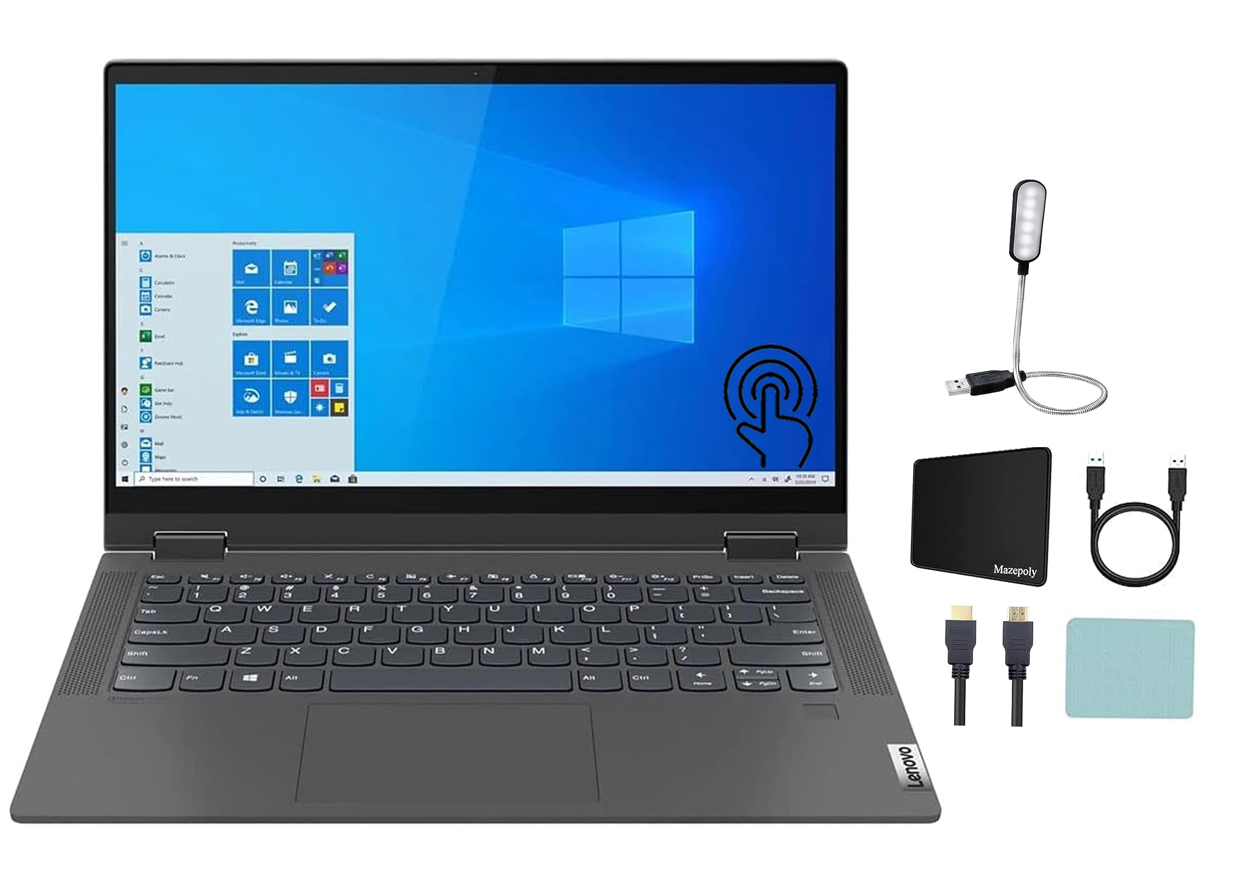 Lenovo Ideapad Flex 5i 14" FHD 2-in-1 Touchscreen Laptop, Intel Core i3 ...