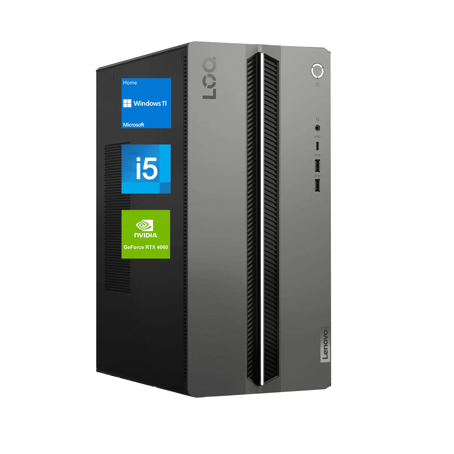 Lenovo LOQ Gaming Desktop, Intel Core i5-14400F, NVIDIA GeForce RTX ...