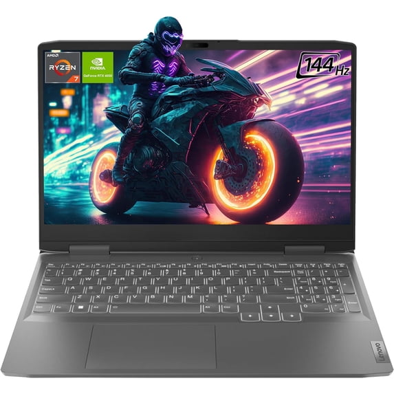 Lenovo LOQ Gaming Laptop, 15.6" FHD IPS Display, AMD Ryzen 7 7840HS, 64 ...