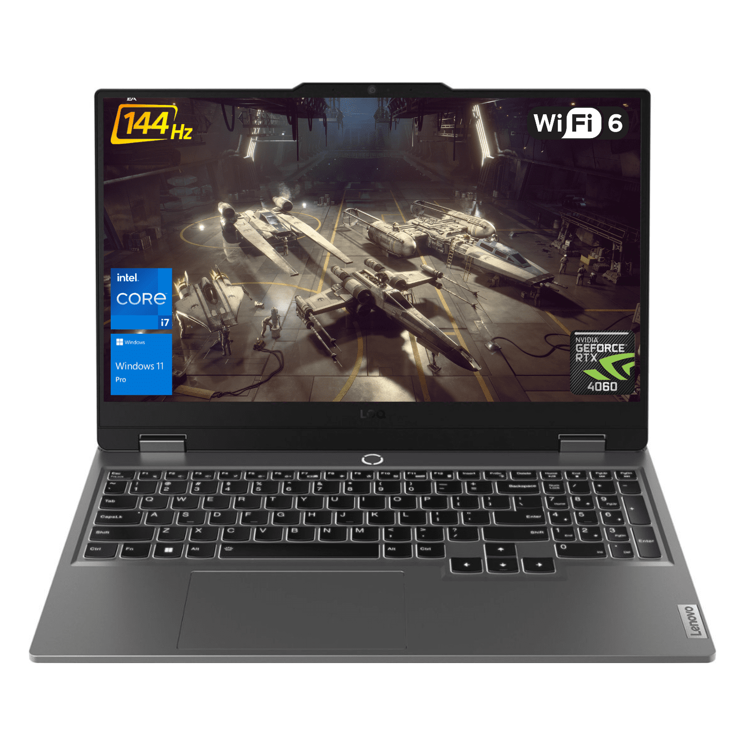 Lenovo LOQ i7 RTX 4060 Premium Gaming Laptop, 15.6" FHD 144Hz, Intel i7 ...