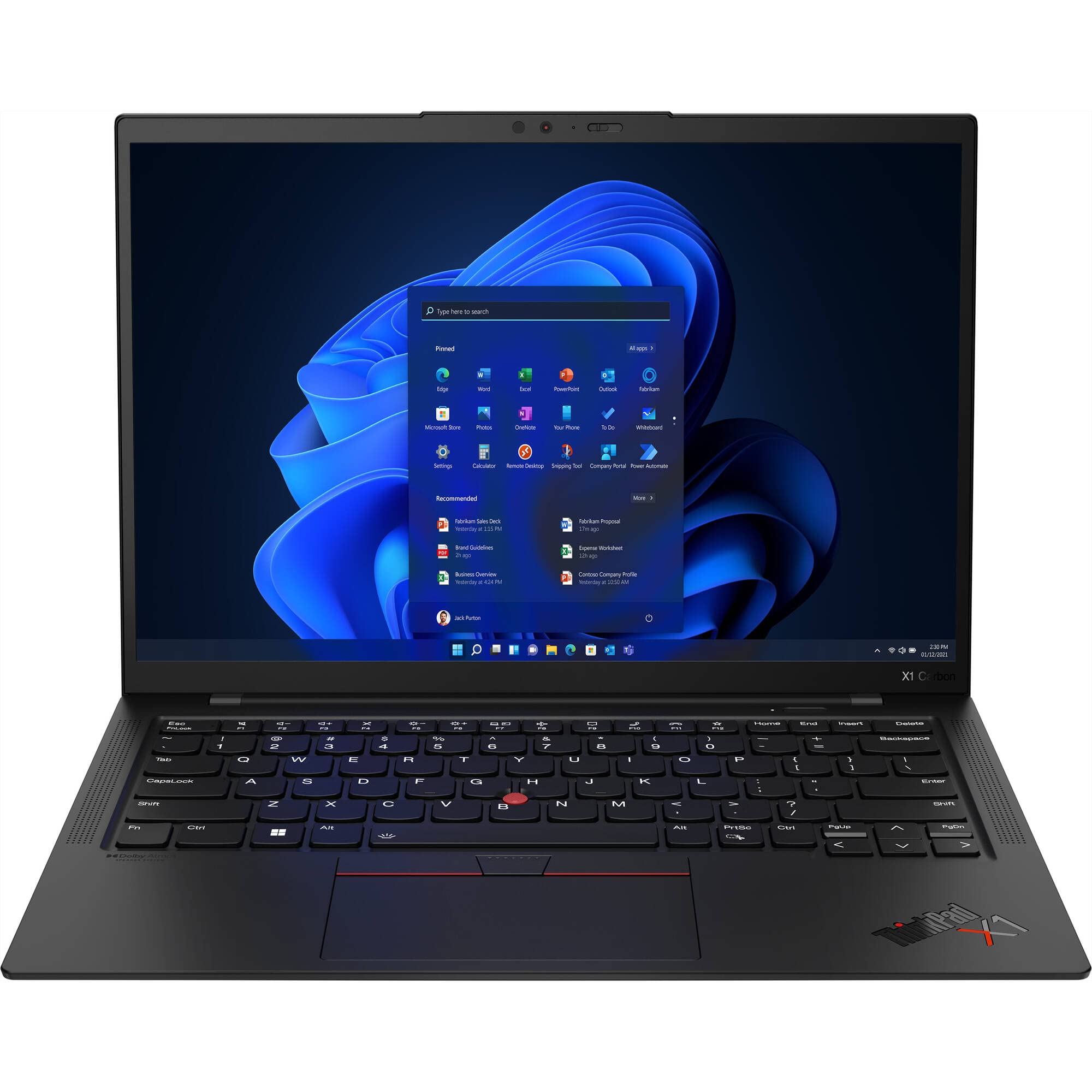 Lenovo Latest ThinkPad X1 Carbon Gen 10, Intel i7-1260P (12 Cores), 14 ...