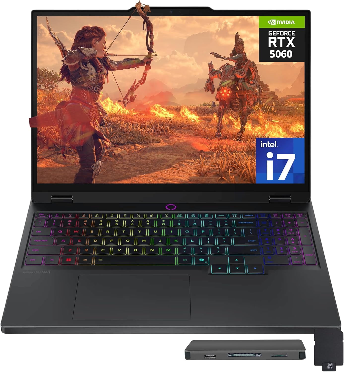 Lenovo Legion 5 15.1" WQXGA 165Hz Gaming Laptop, Intel i7-14700HX, RTX ...