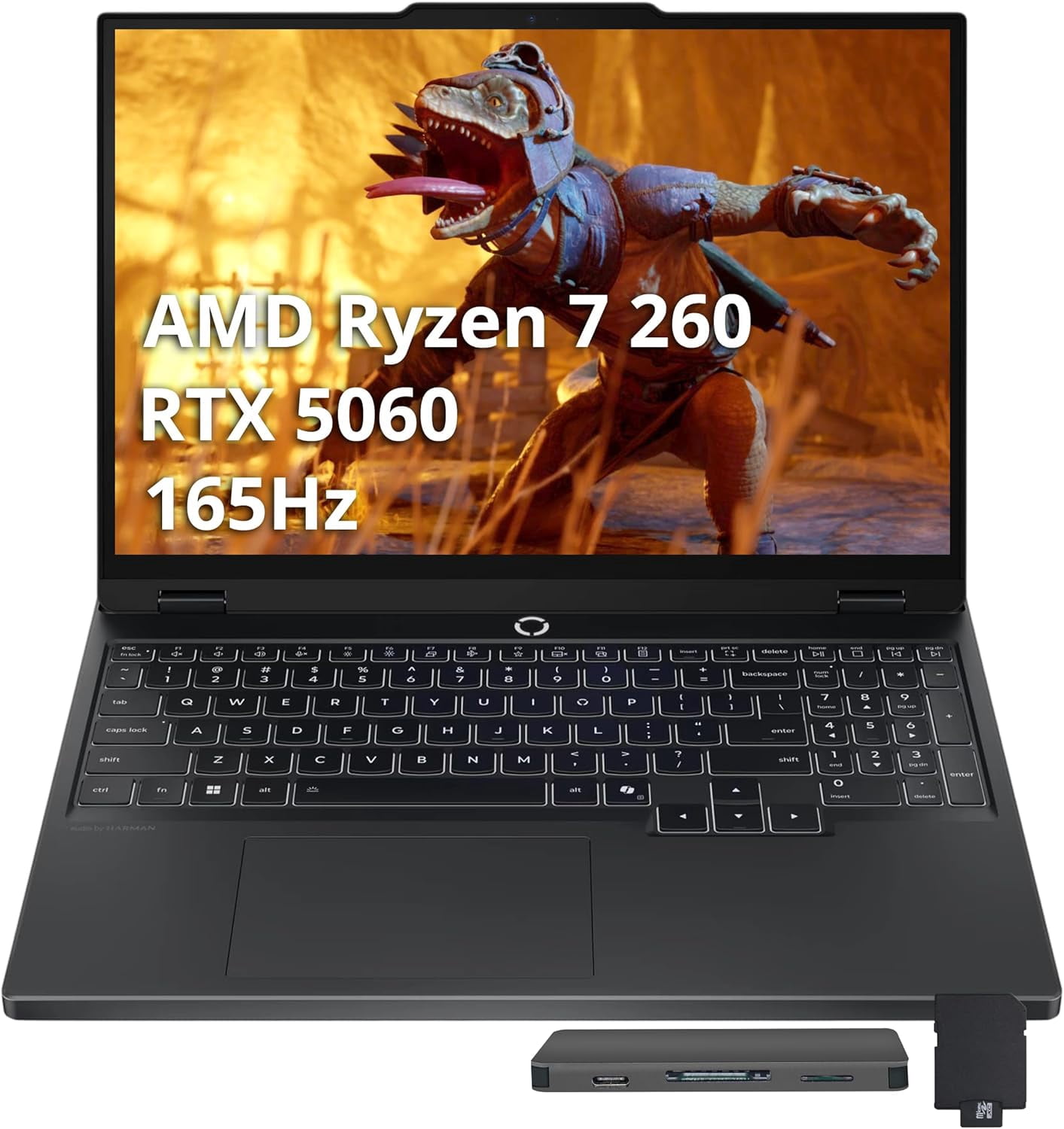 Lenovo Legion 5 15.3" WUXGA 165Hz Gaming Laptop, AMD Ryzen 7 260 ...