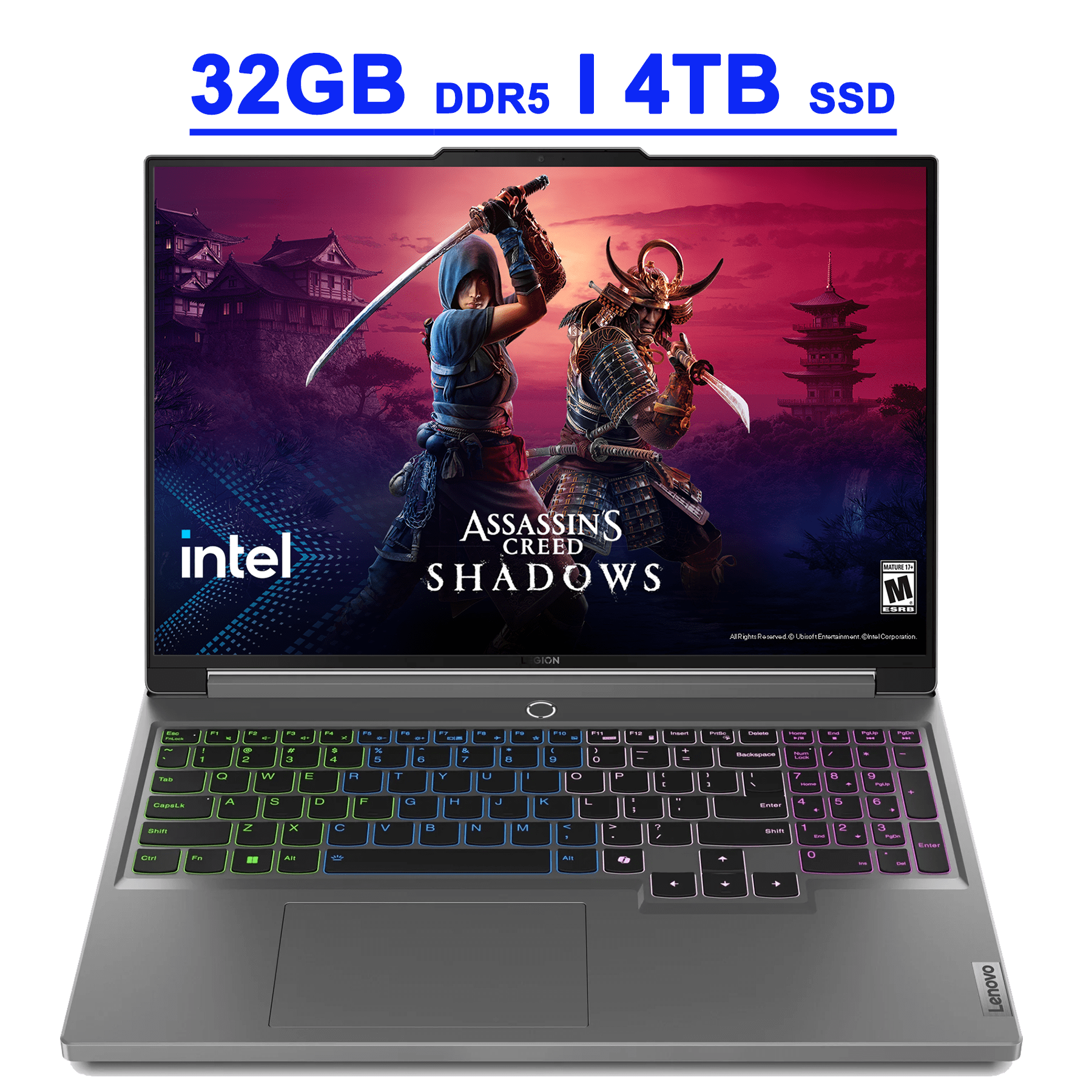 Lenovo Legion 5 Premium Gaming AI Laptop 16" WQXGA 2560x1600 240Hz (100 ...