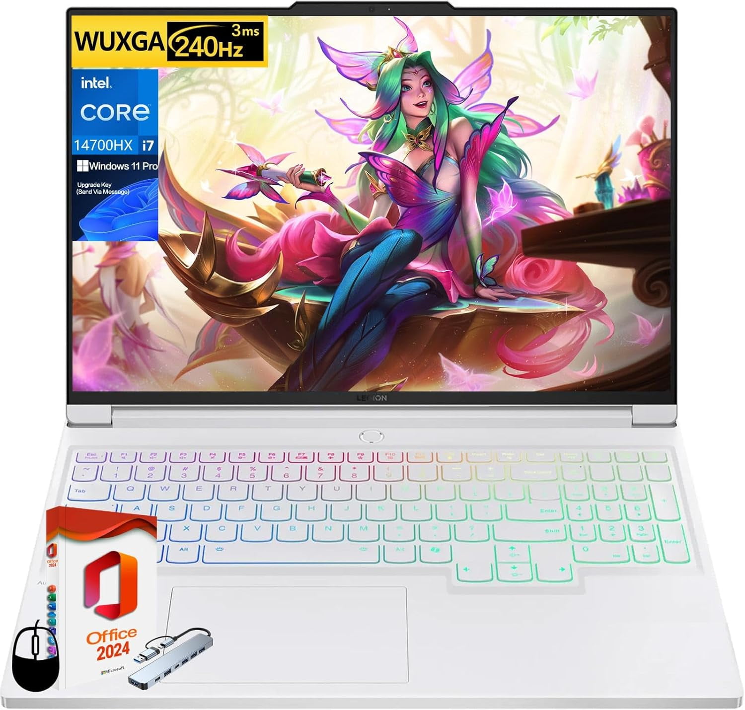 Lenovo Legion 7i 16" IPS WQXGA 240Hz Gaming Laptop, Intel Core i7-14700HX, NVIDIA GeForce RTX ...