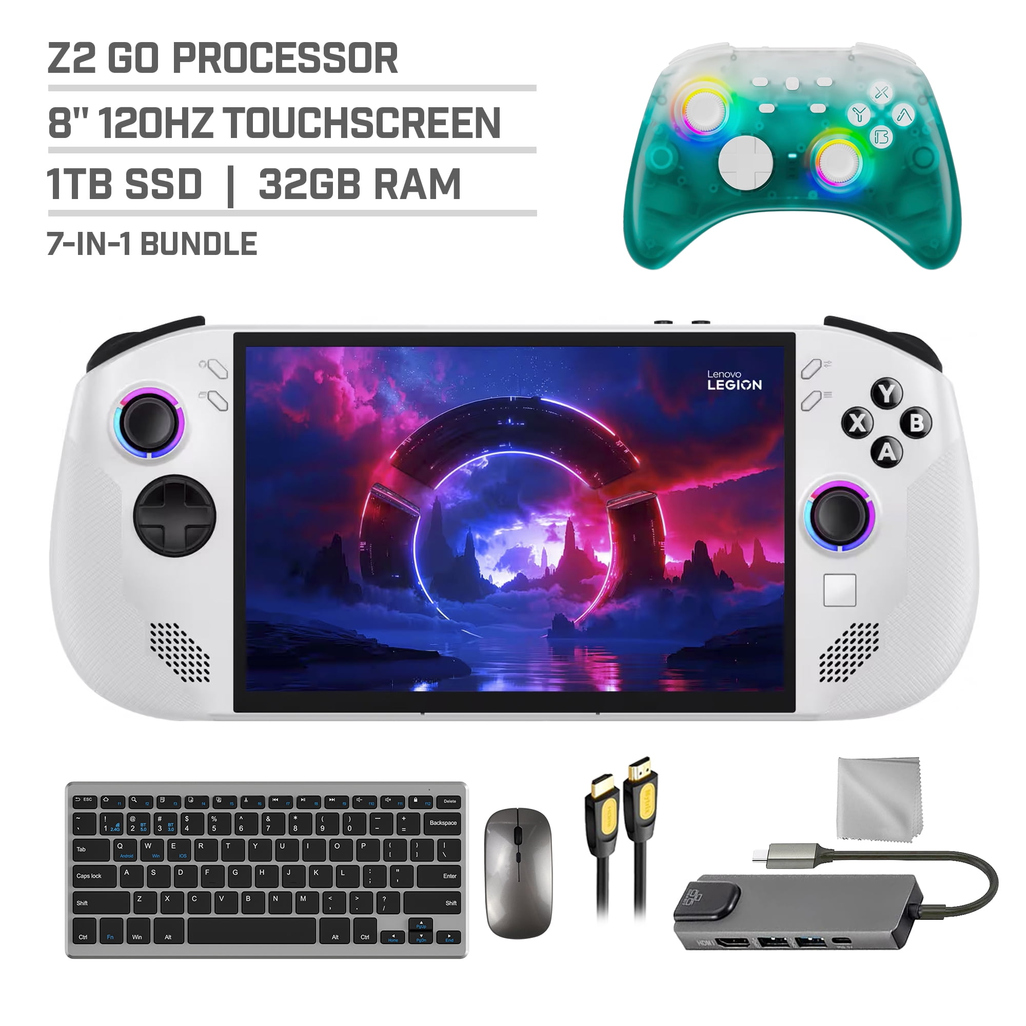 Lenovo Legion Go S 1TB SSD Gaming Handheld 8-inch Touchscreen 120Hz ...