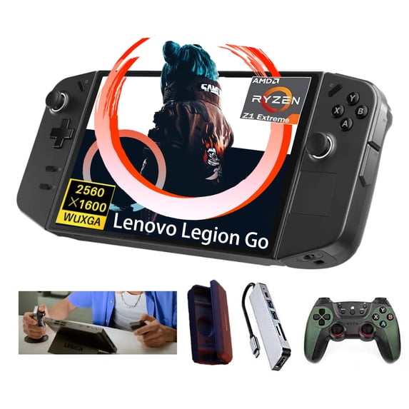 Lenovo Legion Go, The Ultimate Flexible Handheld Gaming Consoles, 16GB ...