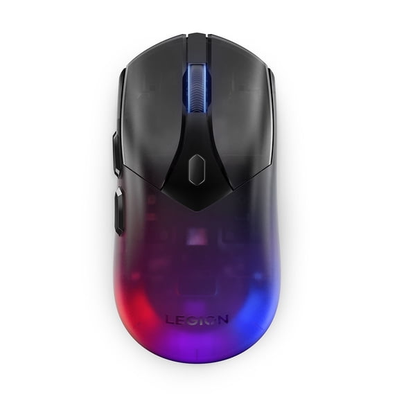 Lenovo Legion M410 Wireless RGB Gaming Mouse, Transparent Black: PC ...