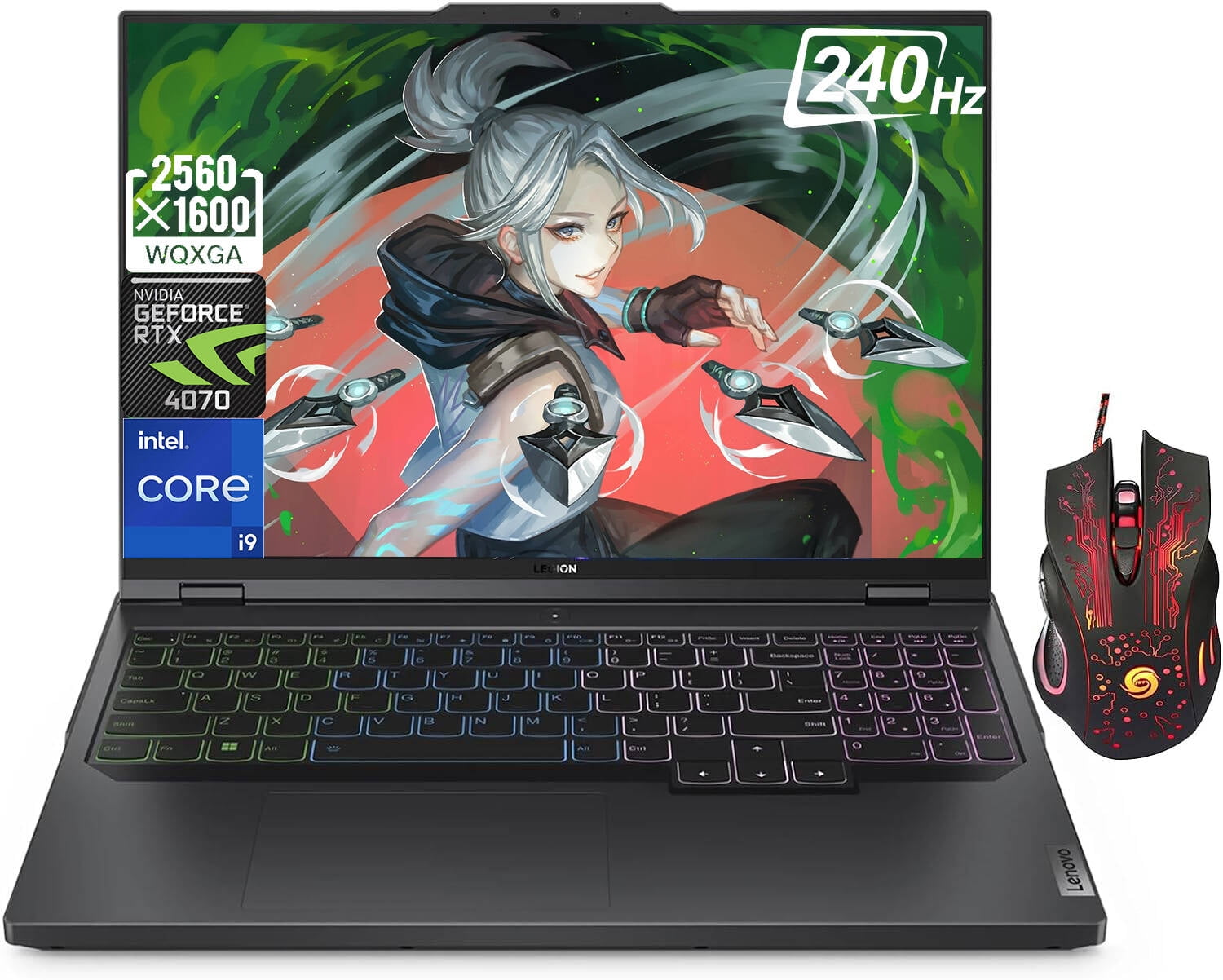 Lenovo Legion Pro 5i 16" WQXGA Gaming Laptop, Intel Core i9-13900HX ...