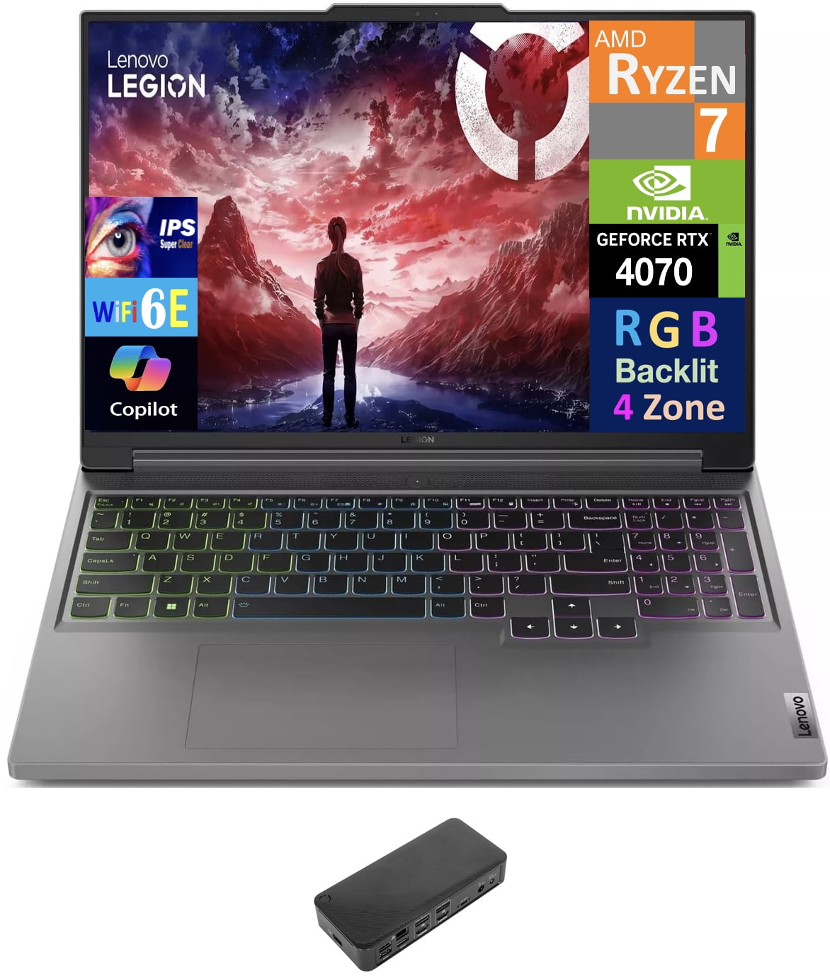 Lenovo Legion Slim 5 Gen 9 Gaming Laptop 16.0in 165Hz IPS WQXGA Display ...