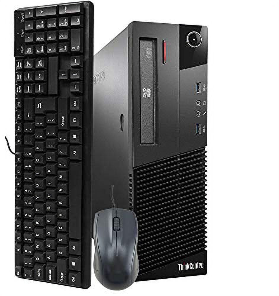 Pre-Owned Lenovo M93P SFF Computer Desktop PC, Intel Core i7 3.4GHz ...