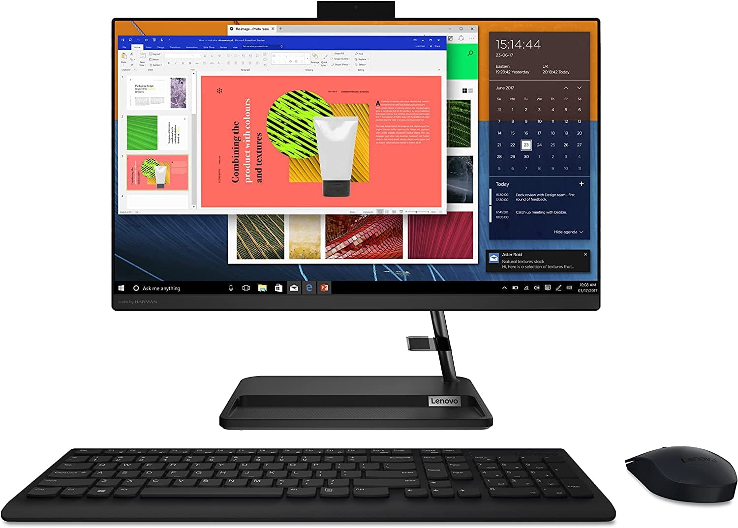 Lenovo Newest IdeaCentre 3i 22" FHD Touch Screen All-in-One Computer - Intel Core i3-1115G4 ...