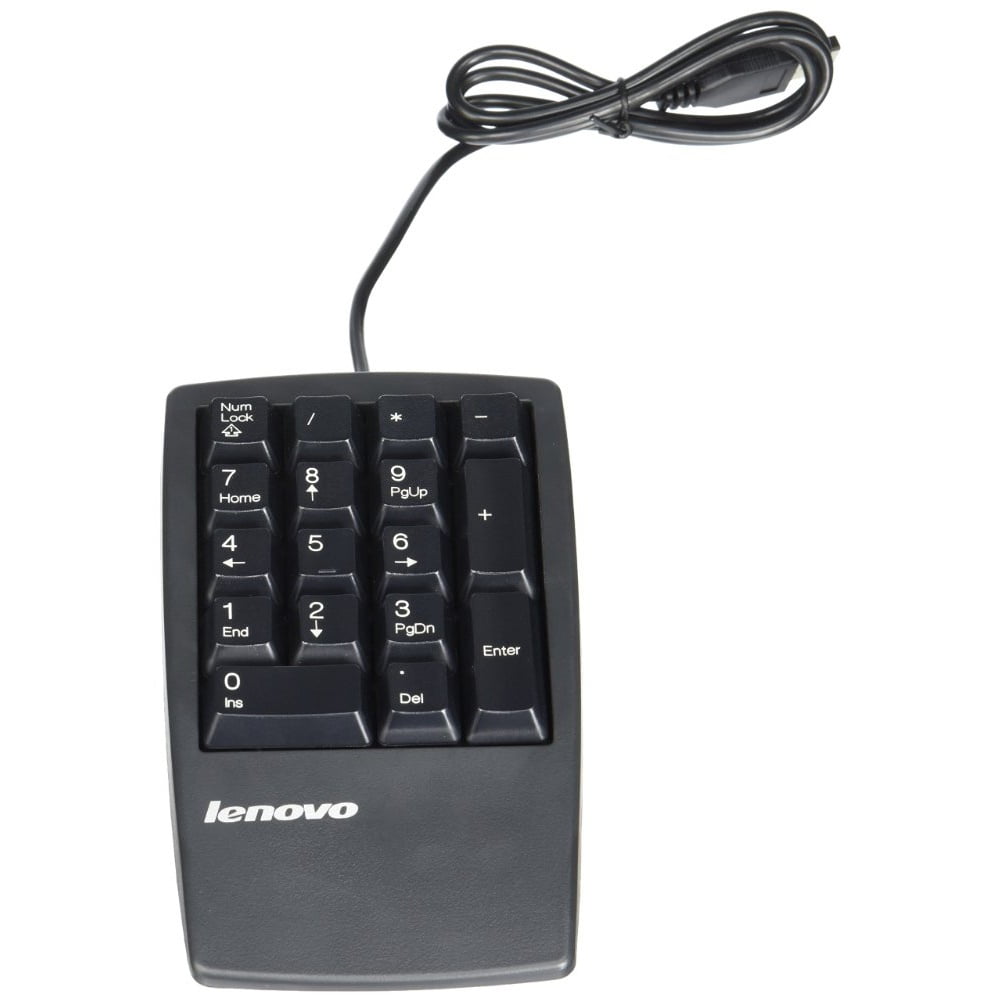Lenovo Numeric Keypad - USB - Black - Walmart.com