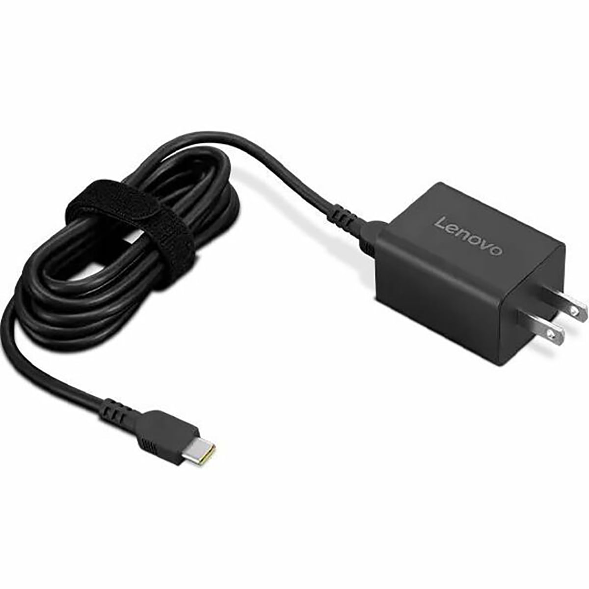Lenovo Nano 65W USB-C GaN Power Adapter, Black - Walmart.com