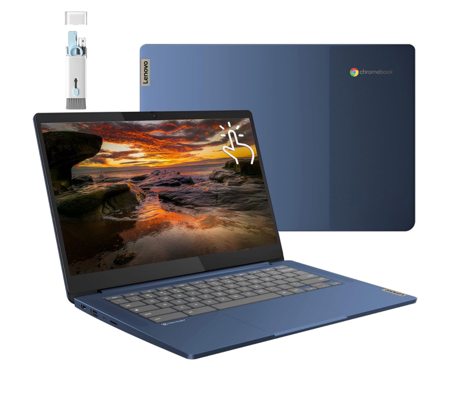 Lenovo Slim 3 Chromebook Laptop, 14" FHD Touchscreen, 8GB Memory, 128GB ...