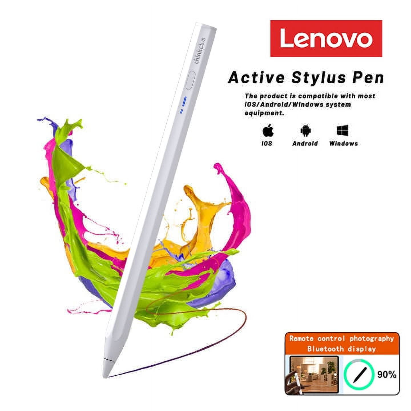 Lenovo Stylus Pen For Android/iOS/Windows Touch Screen Pen Rechargeable ...