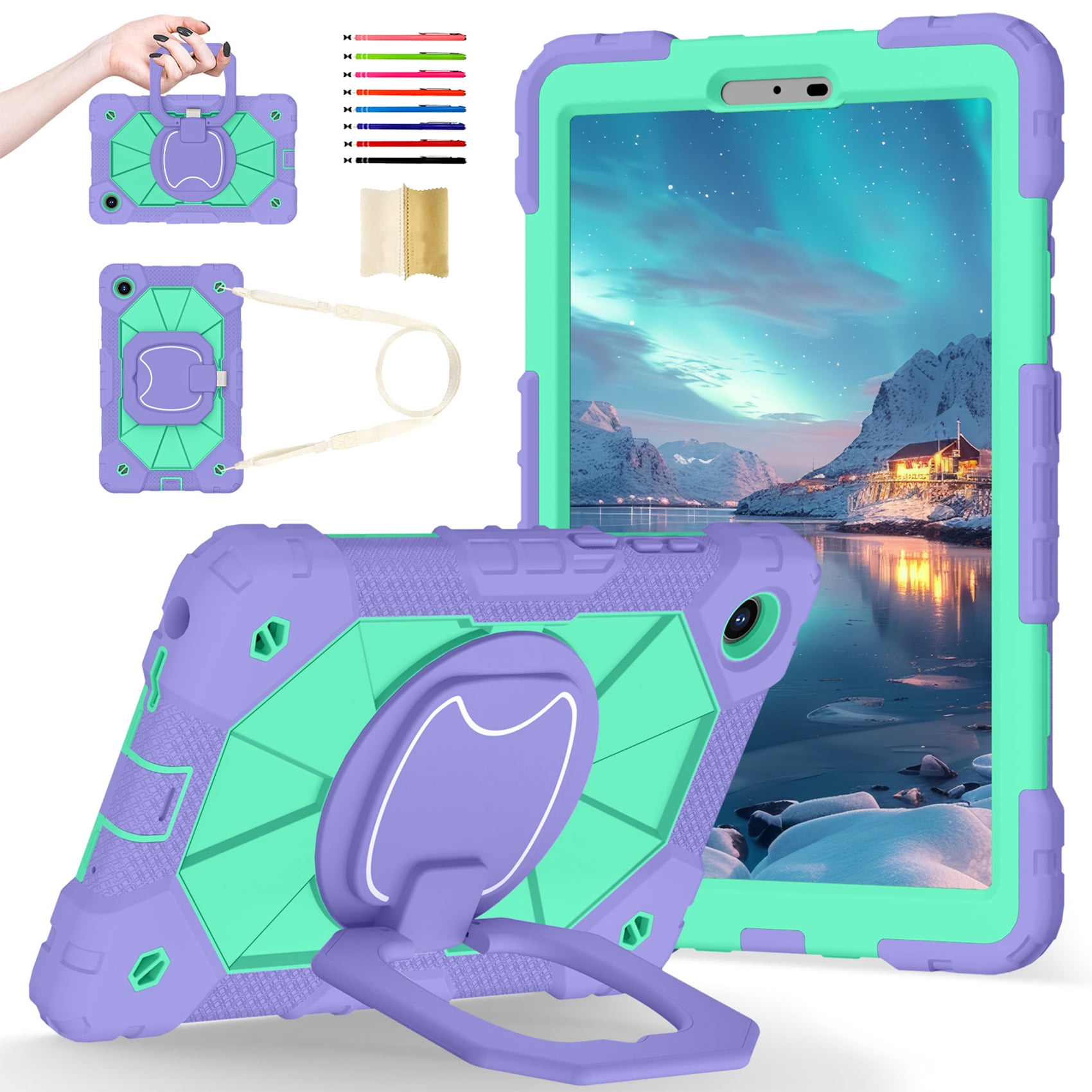 for Lenovo Tab One/Tab K9 2025 (TB-305FU) 8.7 Inch with Pencil Holder ...