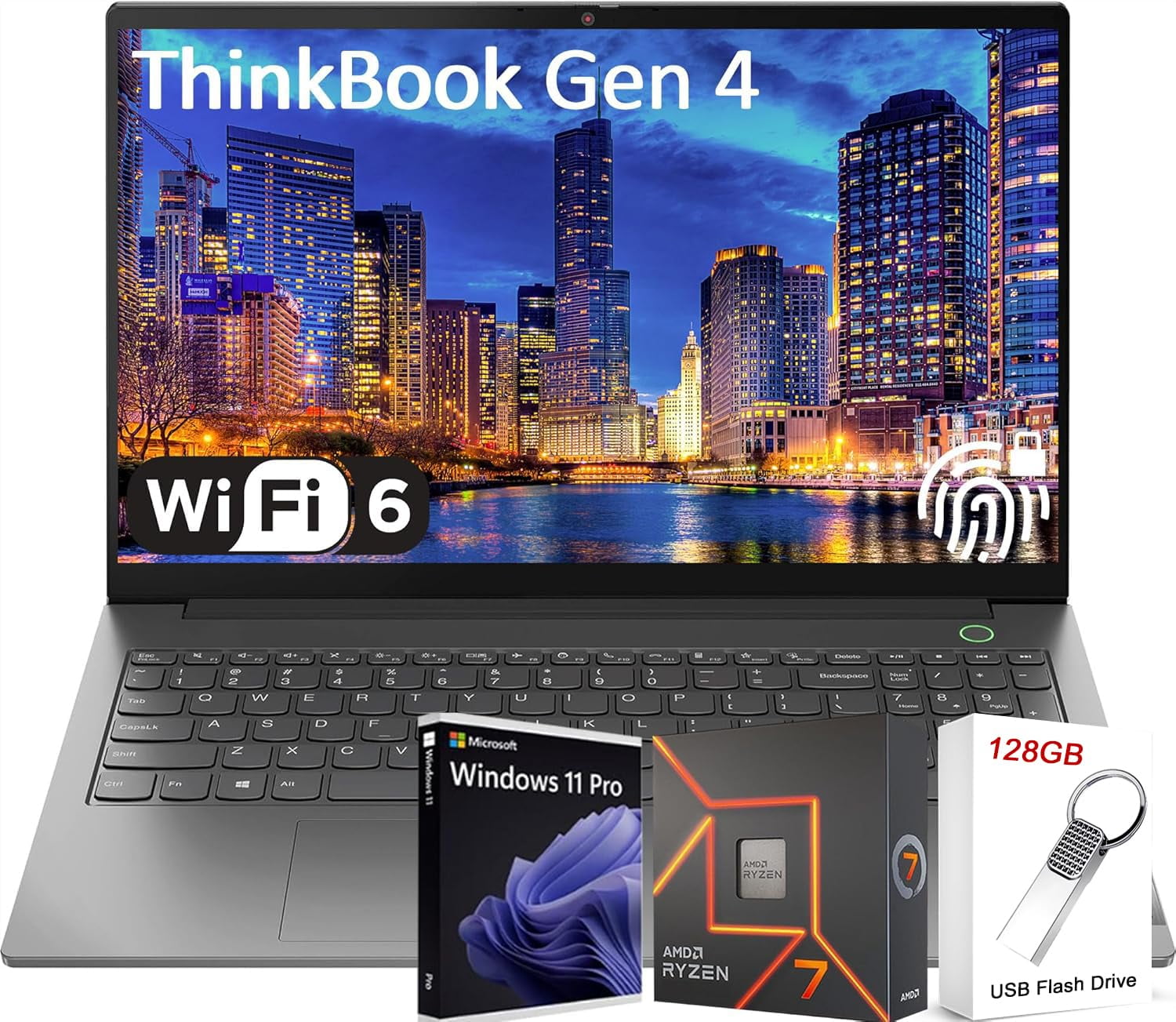 Lenovo ThinkBook 15 Gen 4 Business Laptop[Windows 11 Pro], 15.6" FHD ...