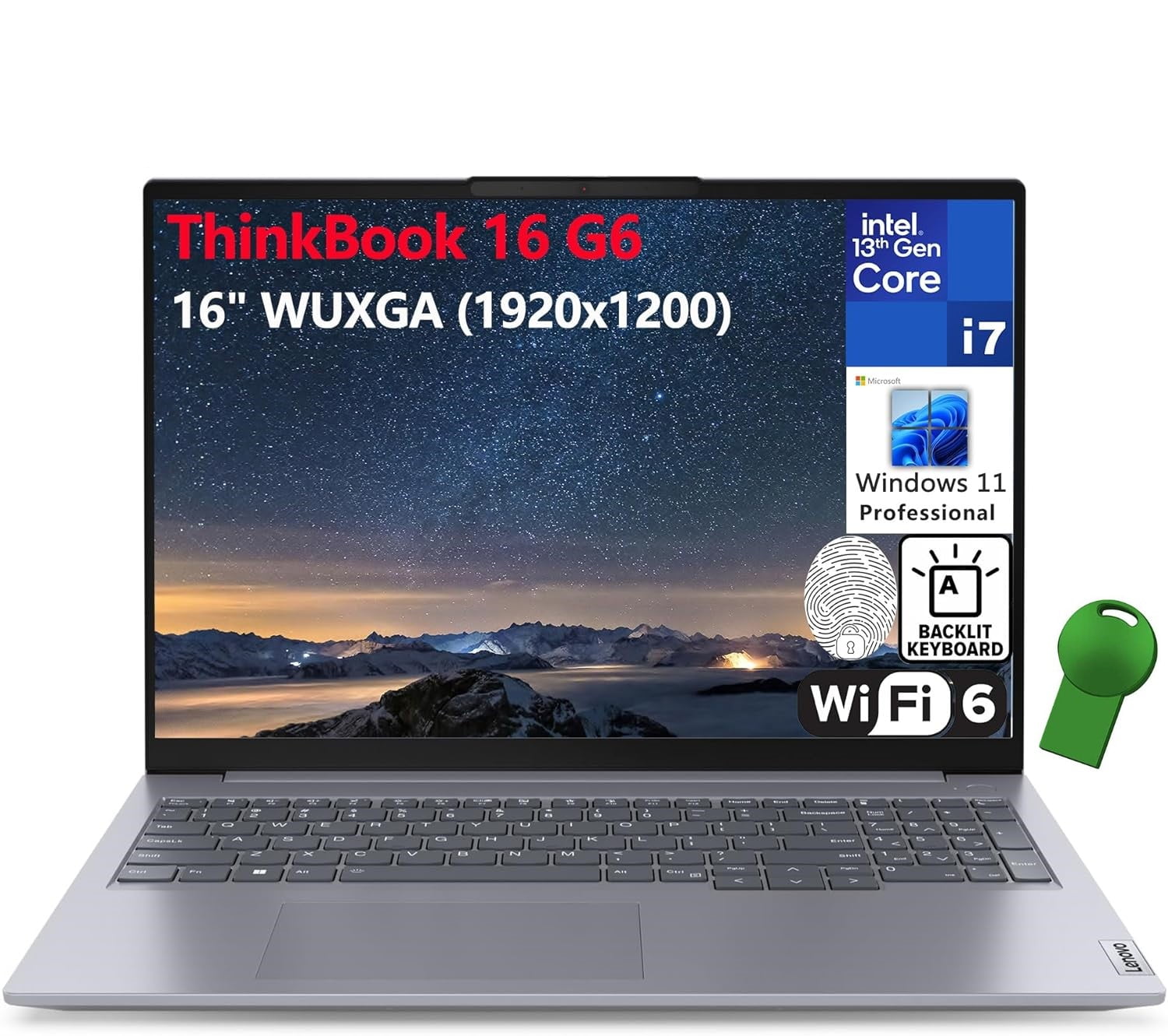 Lenovo ThinkBook 16 G6, 13th Gen i7, 64GB DDR5, 4TB SSD, 16 Lenovo ThinkBook 16 G6, 13th Gen i7, 64GB DDR5, 4TB SSD, 16