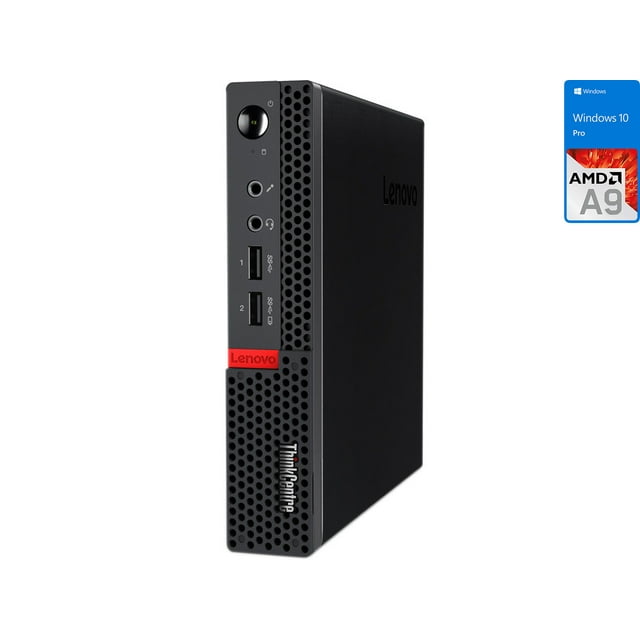Lenovo ThinkCentre M625Q Mini PC, AMD A9-9420e Upto 2.7GHz, 4GB RAM ...