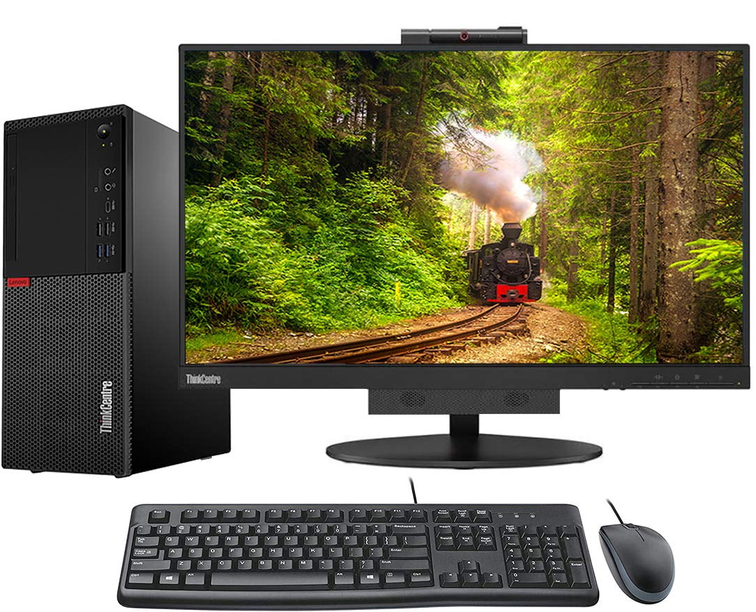 Lenovo ThinkCentre M720t Tower PC Bundle with Intel Core i7-8700 6-Core ...