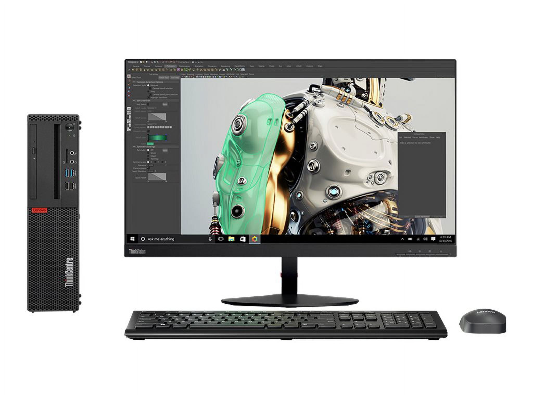 Lenovo ThinkCentre M725s 10VT0000US Desktop Computer, AMD Ryzen 3 2200G ...
