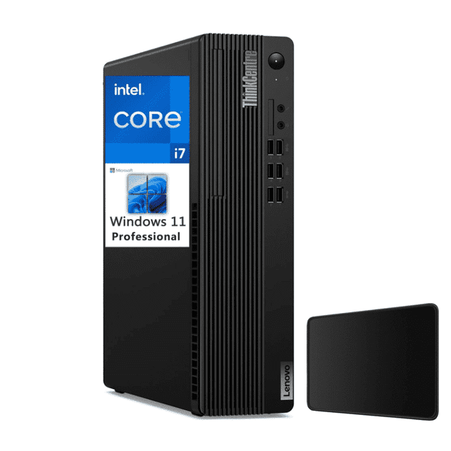 Lenovo ThinkCentre M75s Gen 2 Desktop Computer, AMD Ryzen 5 PRO, 8GB, 256GB SSD, Small Form ...