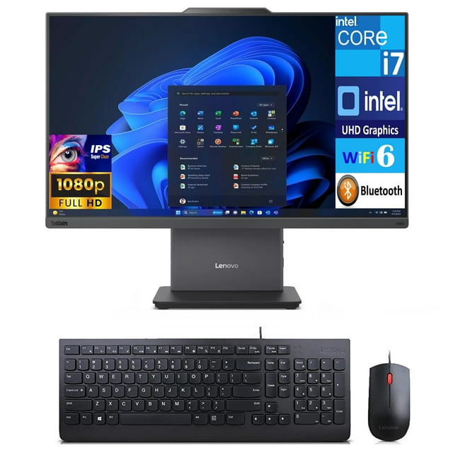 Lenovo ThinkCentre Neo 50a Gen 5 Business All-in-One 23.8in IPS FHD ...