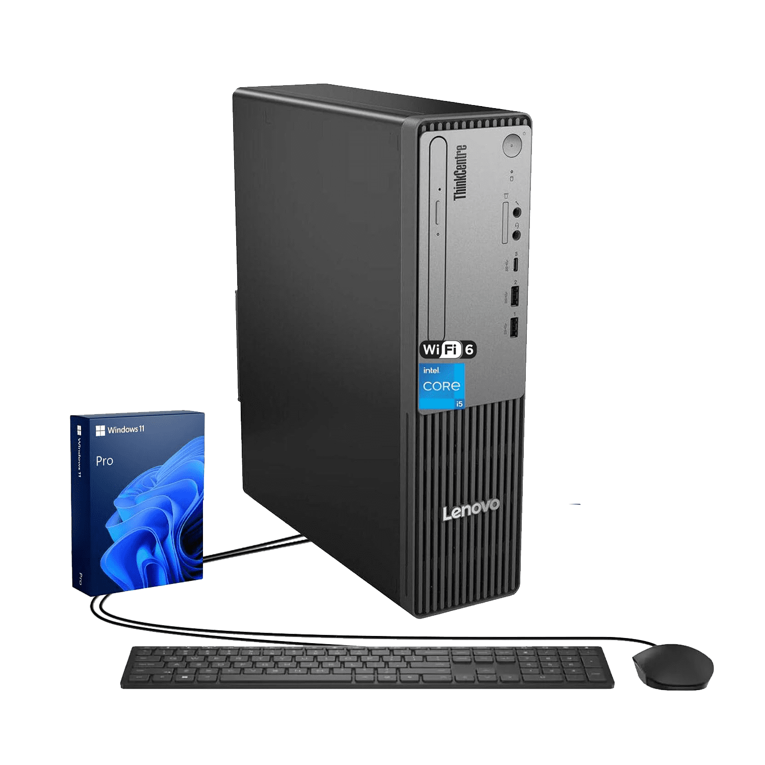 Lenovo ThinkCentre SFF Desktop, Intel Core i5-14400, 16GB DDR5, 1TB SSD ...