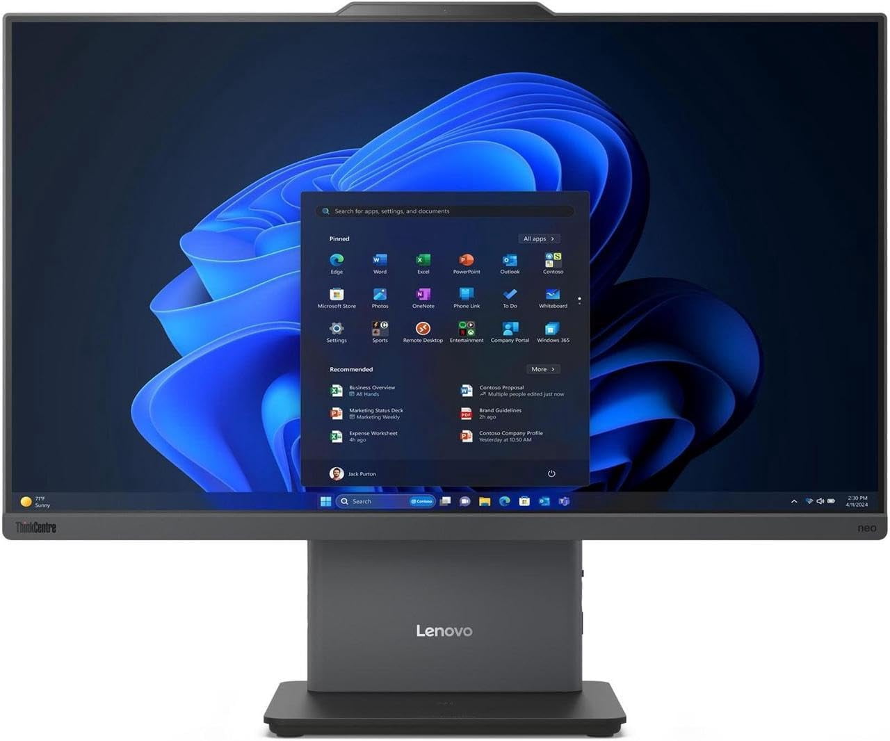 Lenovo ThinkCentre neo 50a 24 Gen 5 Desktop - 8 Core Intel i5-13420H ...