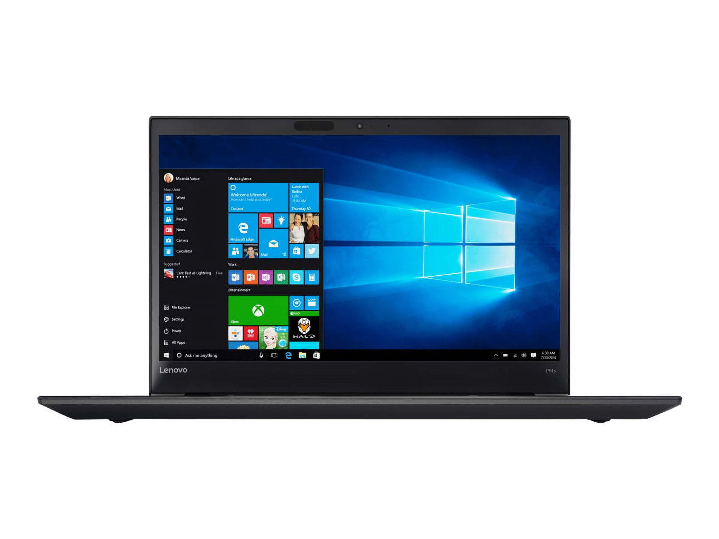 Lenovo ThinkPad P51s 20HB - Intel Core i5 - 7300U / up to 3.5 GHz ...